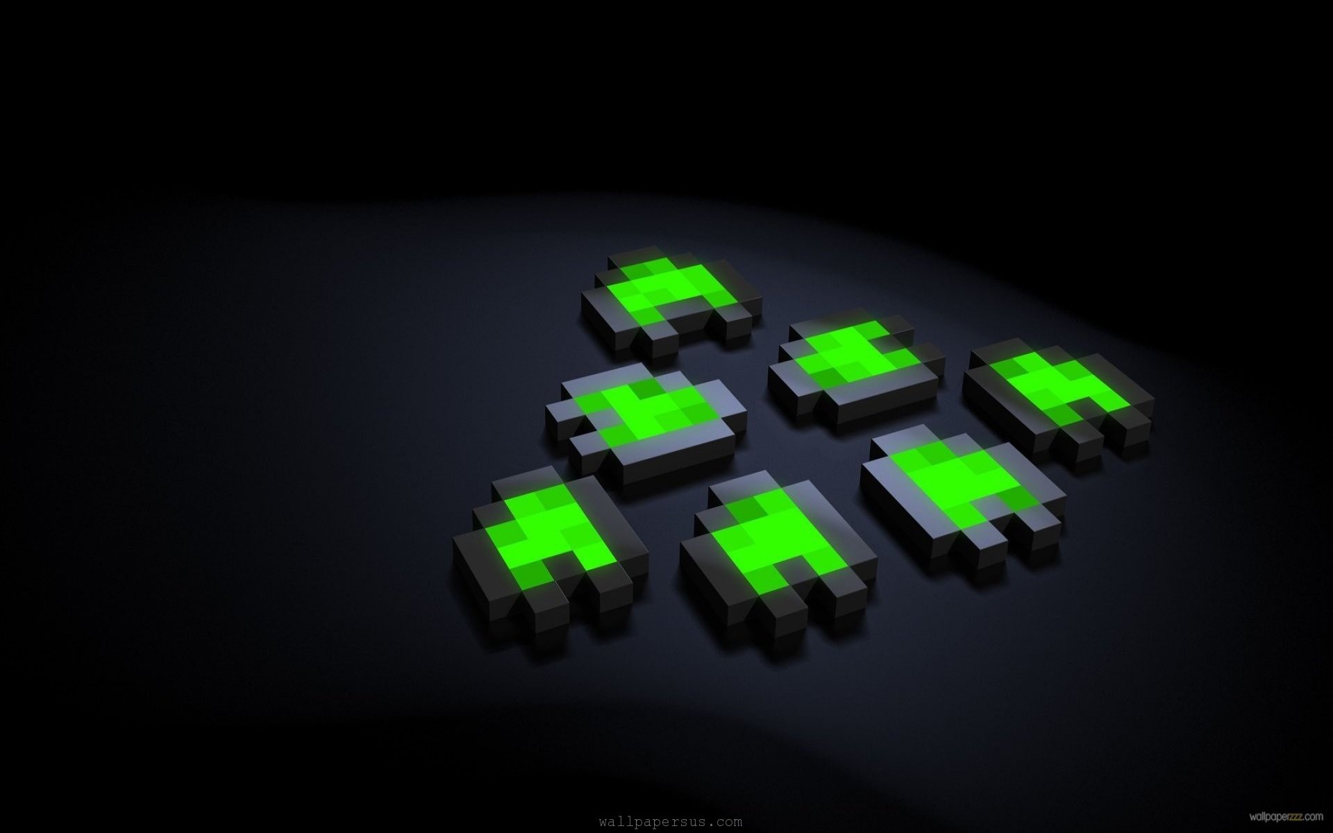 Minecraft Emerald Ore Wallpaper
