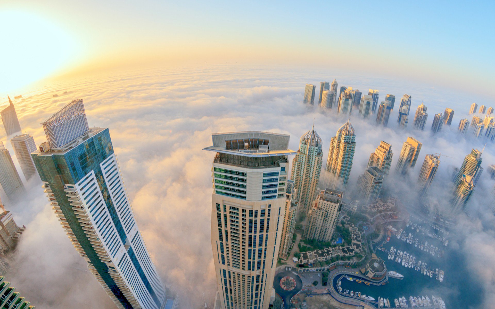 Download Dubai Photography Fisheye HD Wallpaper