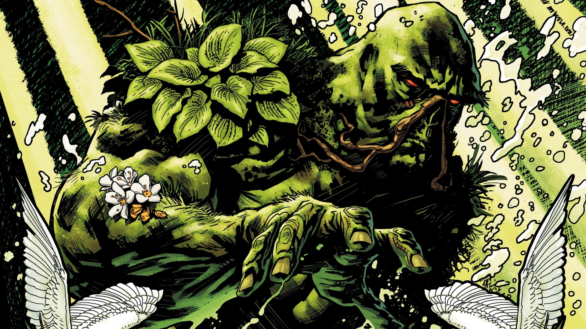 Download Comic Swamp Thing HD Wallpaper
