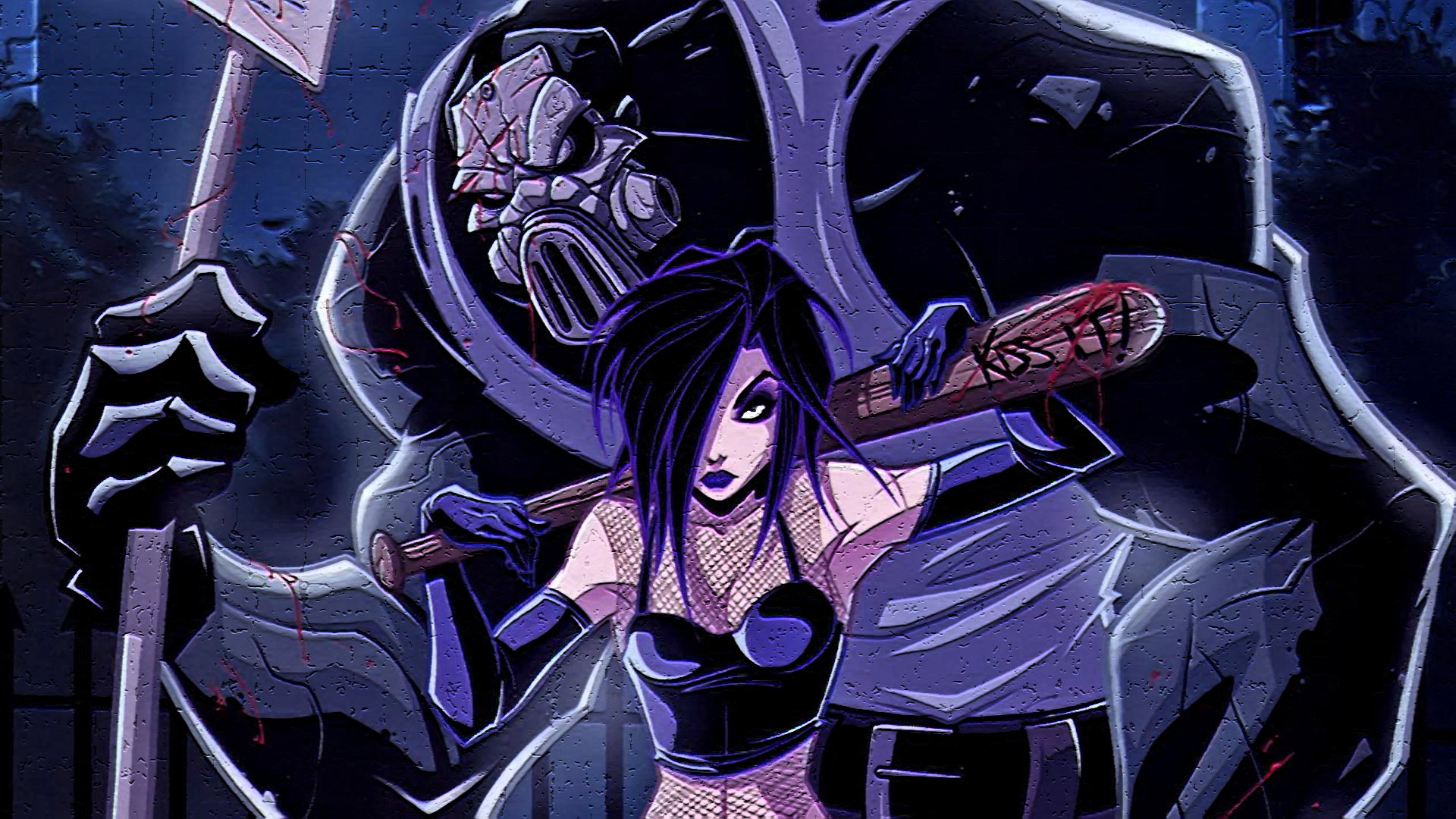 Download Comic Hack/Slash HD Wallpaper