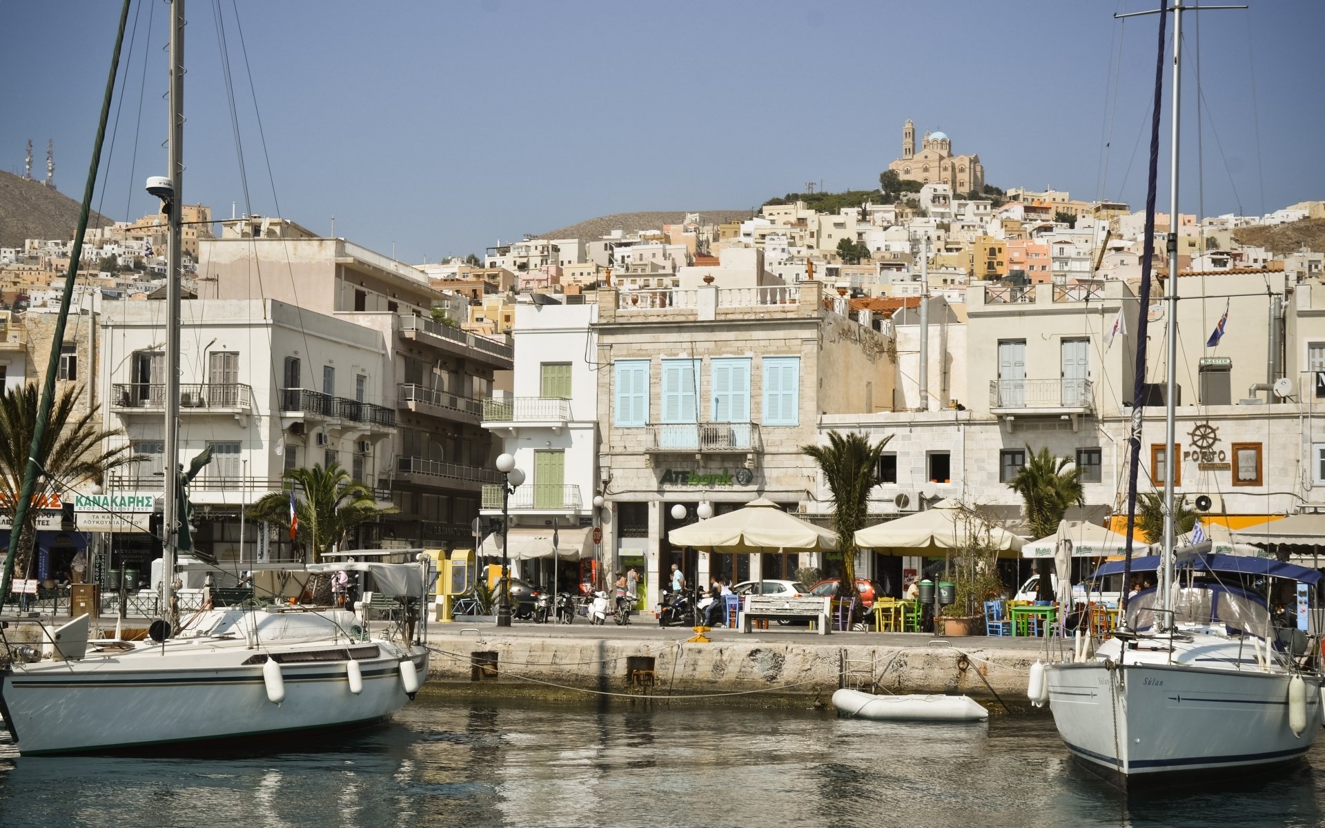 Ermoupoli HD Wallpaper