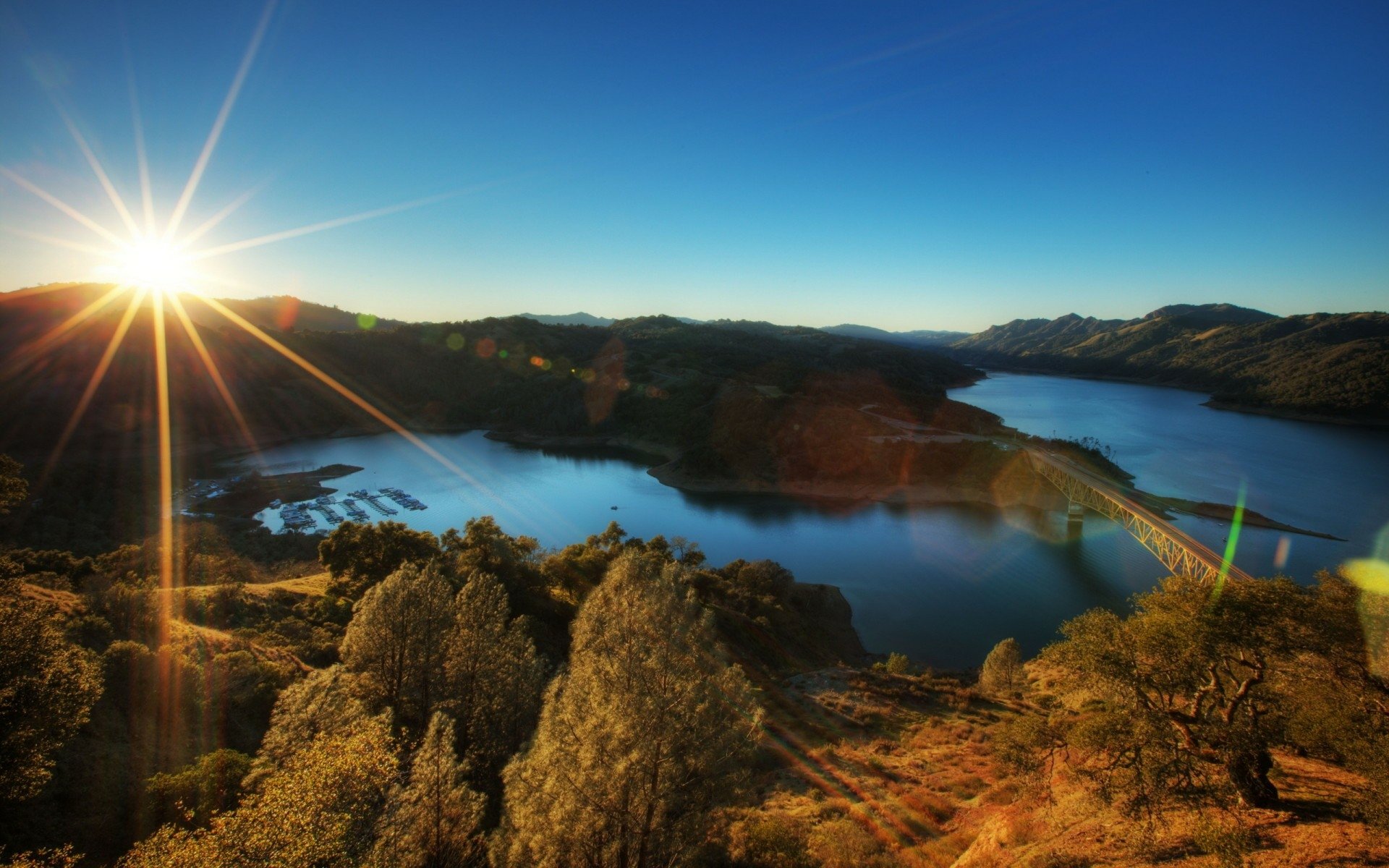 Download Nature Sunbeam HD Wallpaper