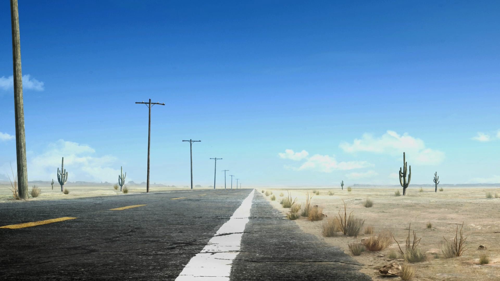 Download Man Made Road HD Wallpaper