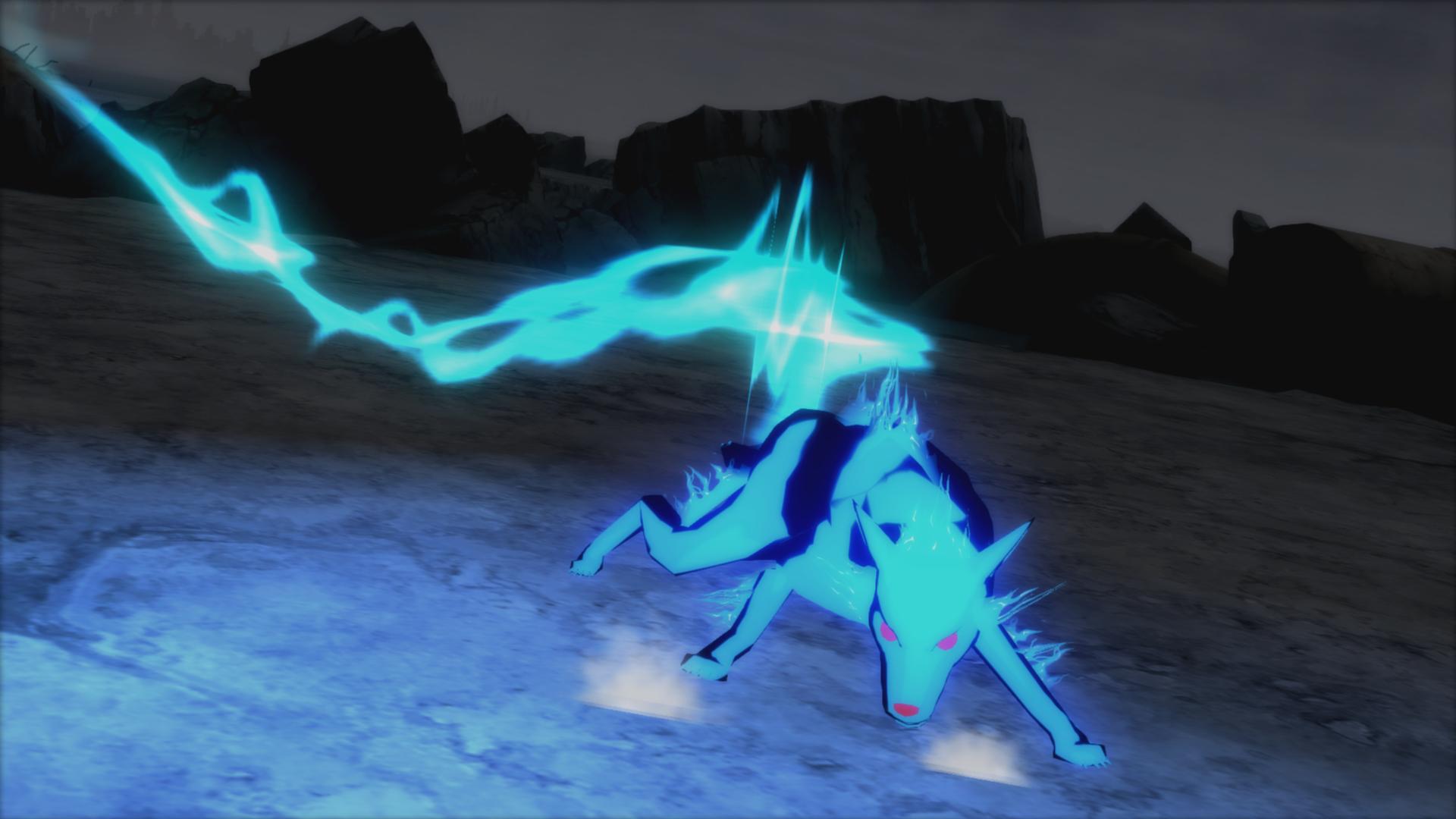 Naruto Shippuden: Kakashi's Lightning Wolf HD Wallpaper