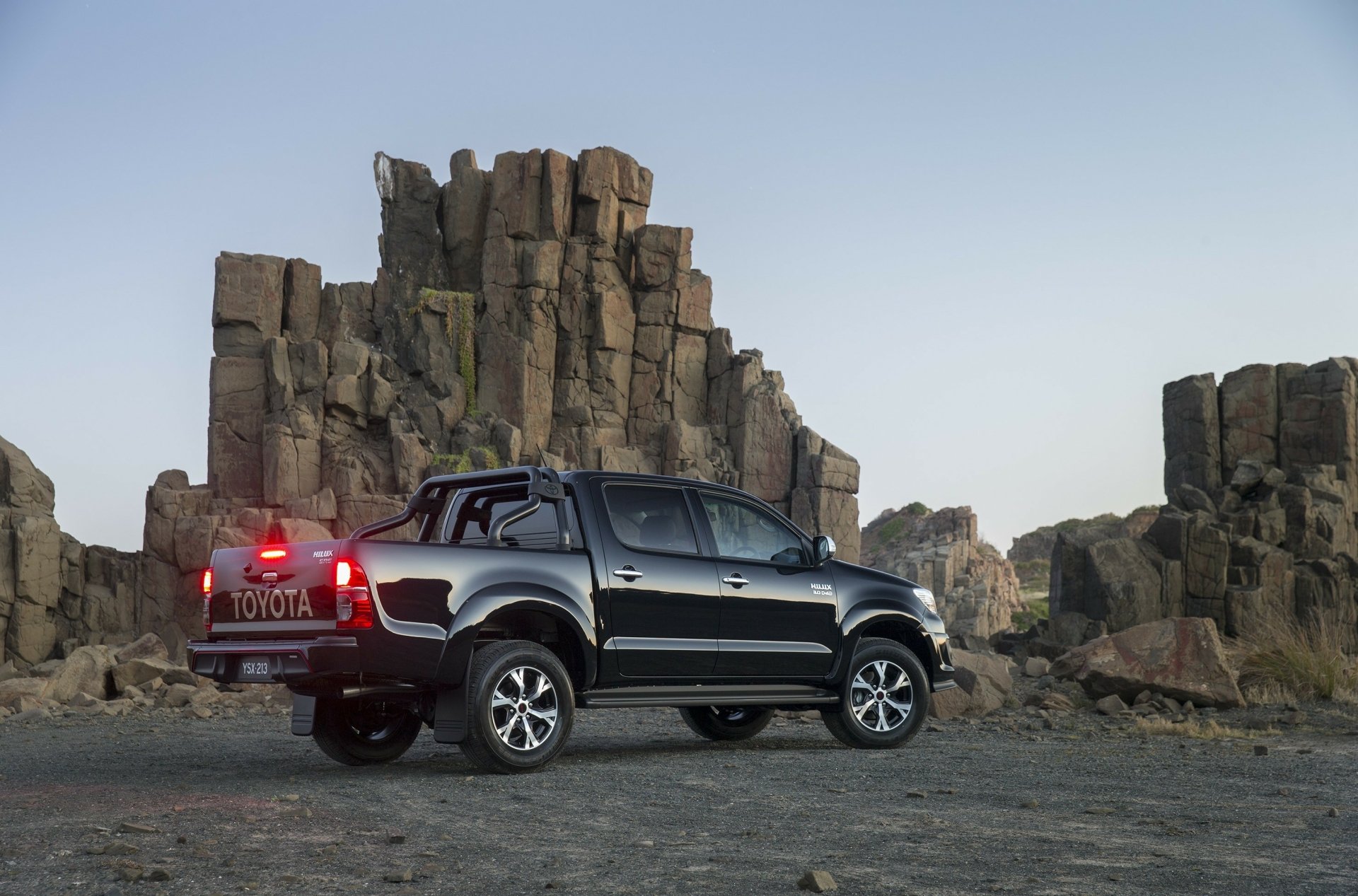 Toyota Hilux HD Wallpaper: Rugged Power Meets Stunning Landscape