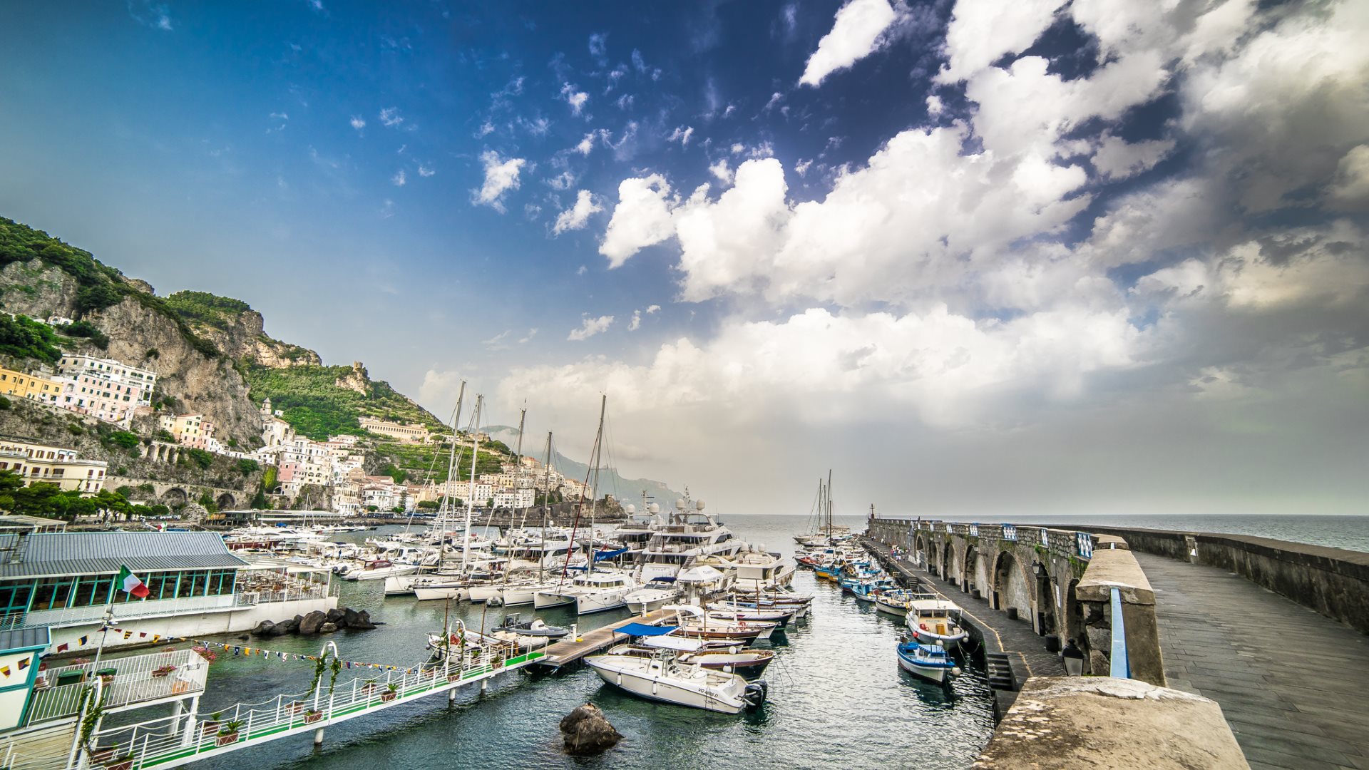 Download Man Made Harbor HD Wallpaper