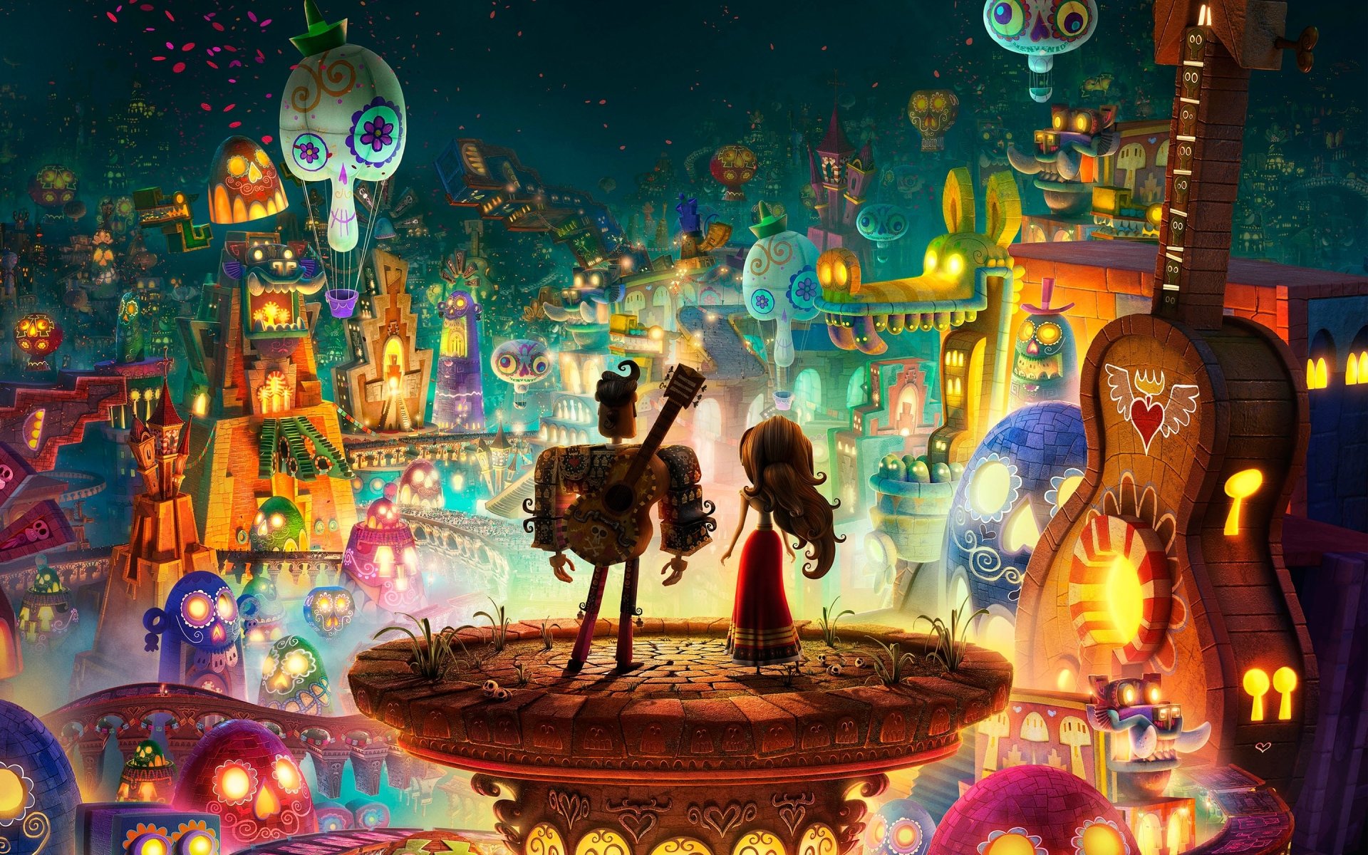 Manolo and Maria in The Book of Life HD Wallpaper