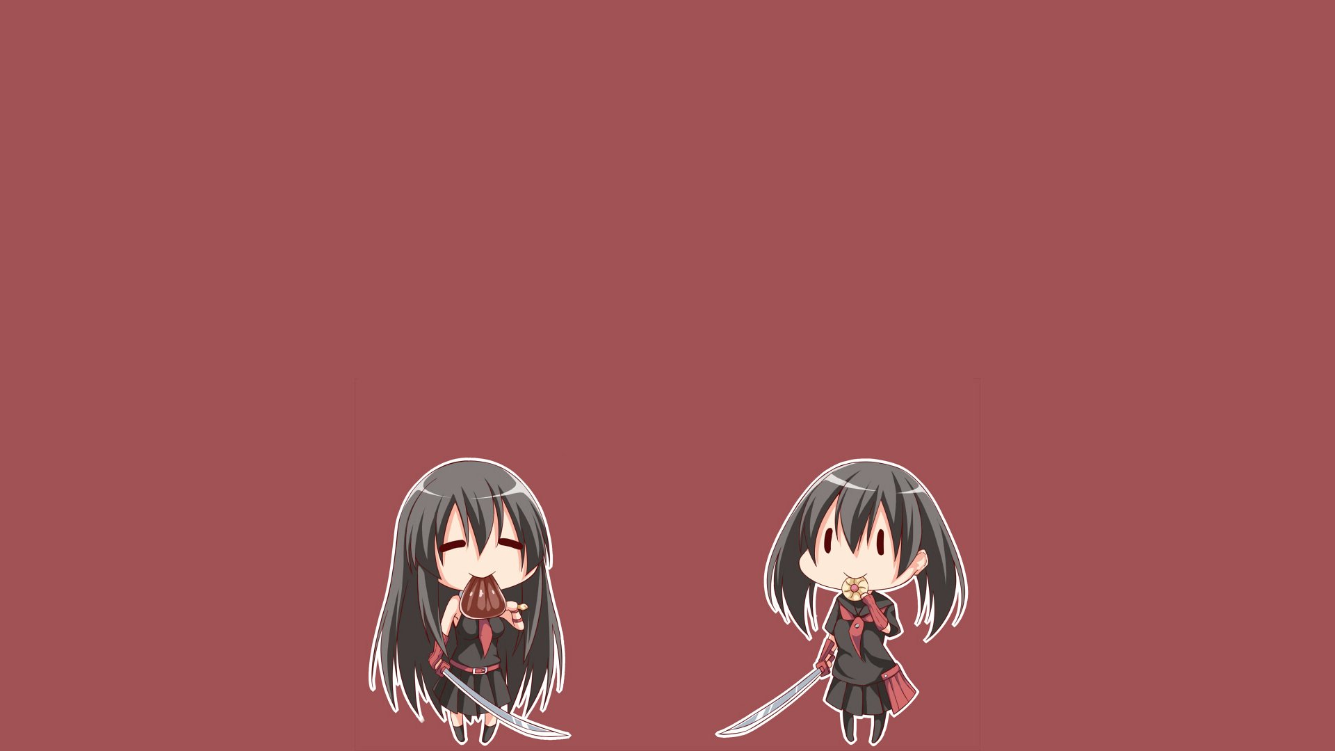 Akame ga Kill! HD Wallpaper Featuring Kurome and Akame