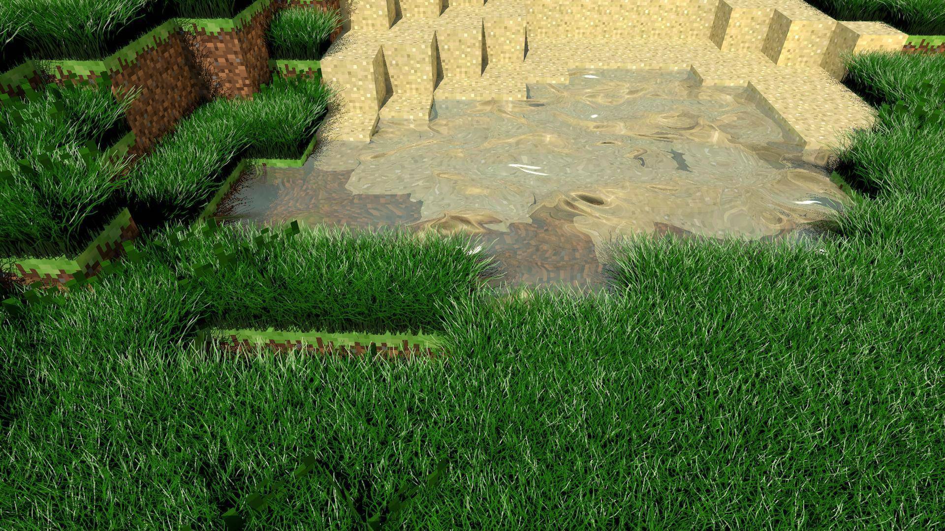 Minecraft HD Wallpaper: Nature's Serenity Unveiled