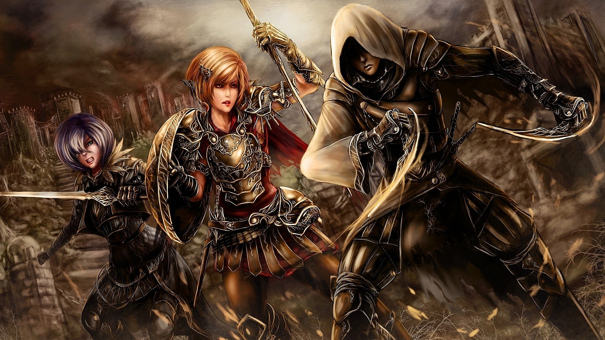 Download Fantasy Warrior Fantasy Warrior HD Wallpaper by Reign Tran