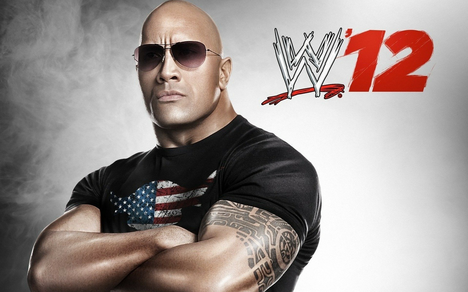 Download Dwayne Johnson Video Game WWE '12 HD Wallpaper