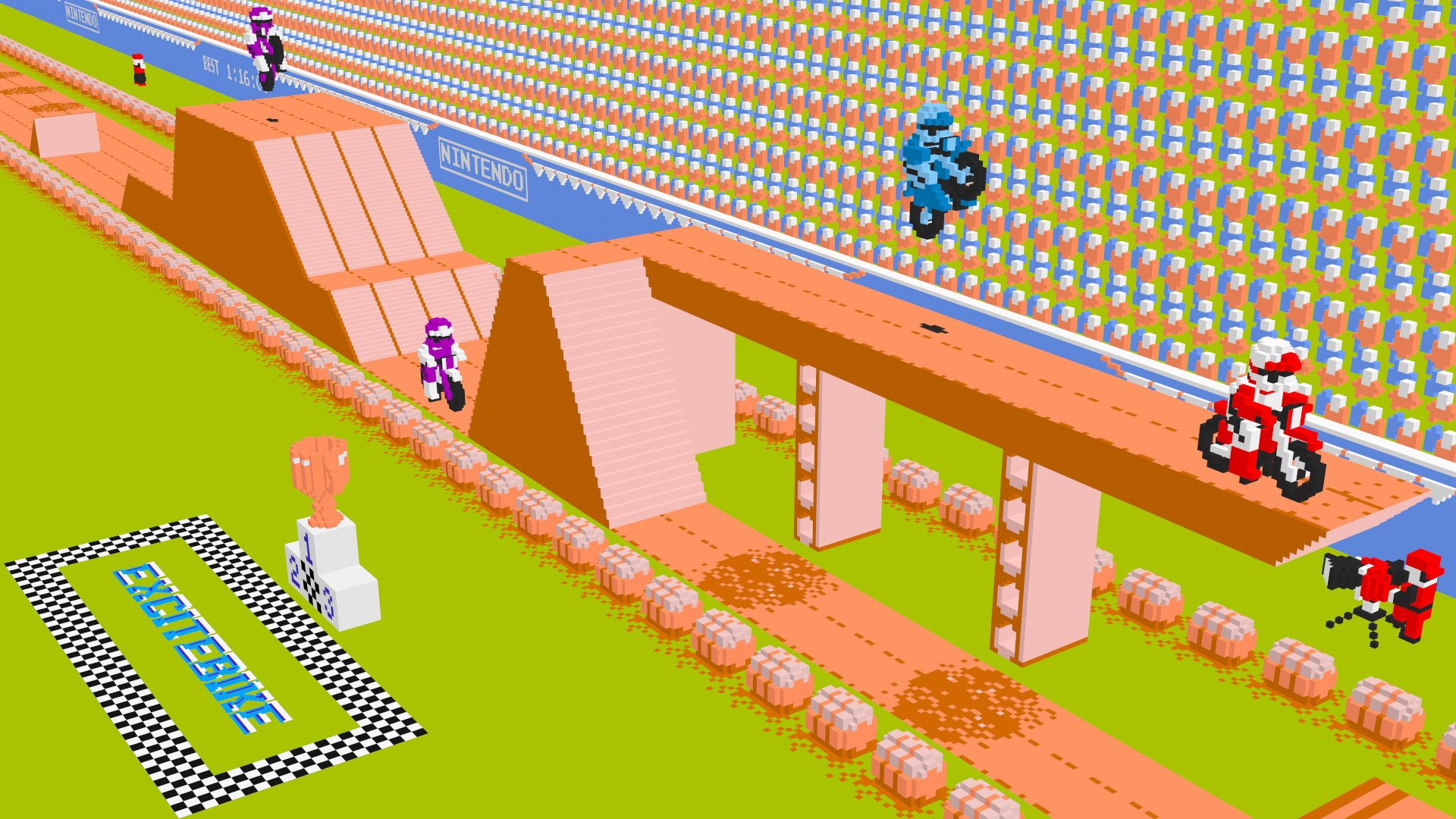 Download Video Game Excitebike HD Wallpaper