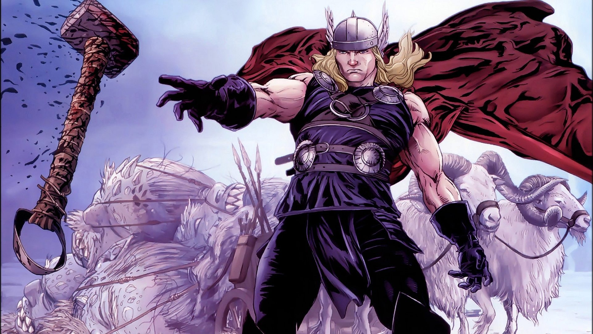 Download Comic Thor HD Wallpaper