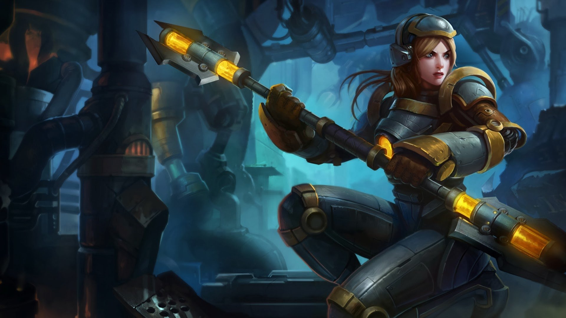 Lux in Action: Stunning HD League of Legends Video Game Wallpaper