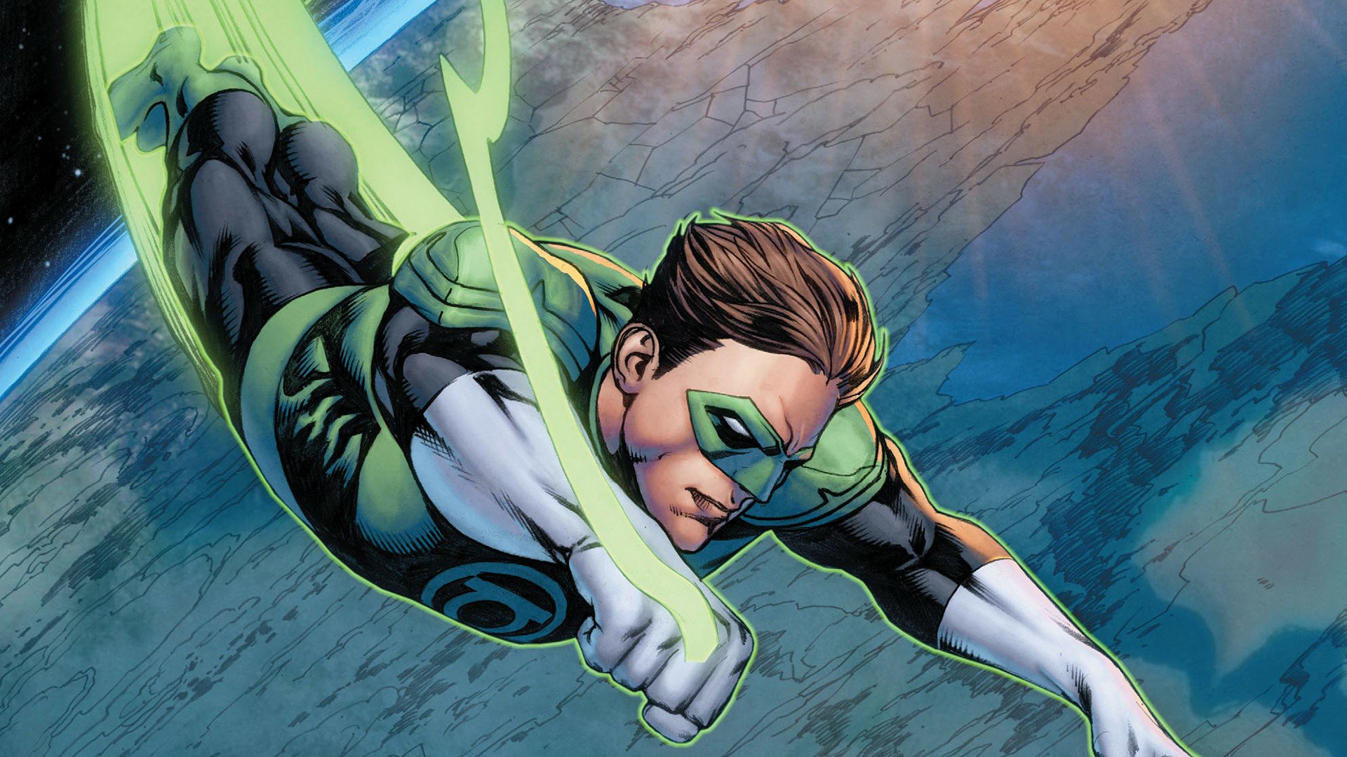 Hal Jordan Soars: HD Green Lantern Comic Wallpaper