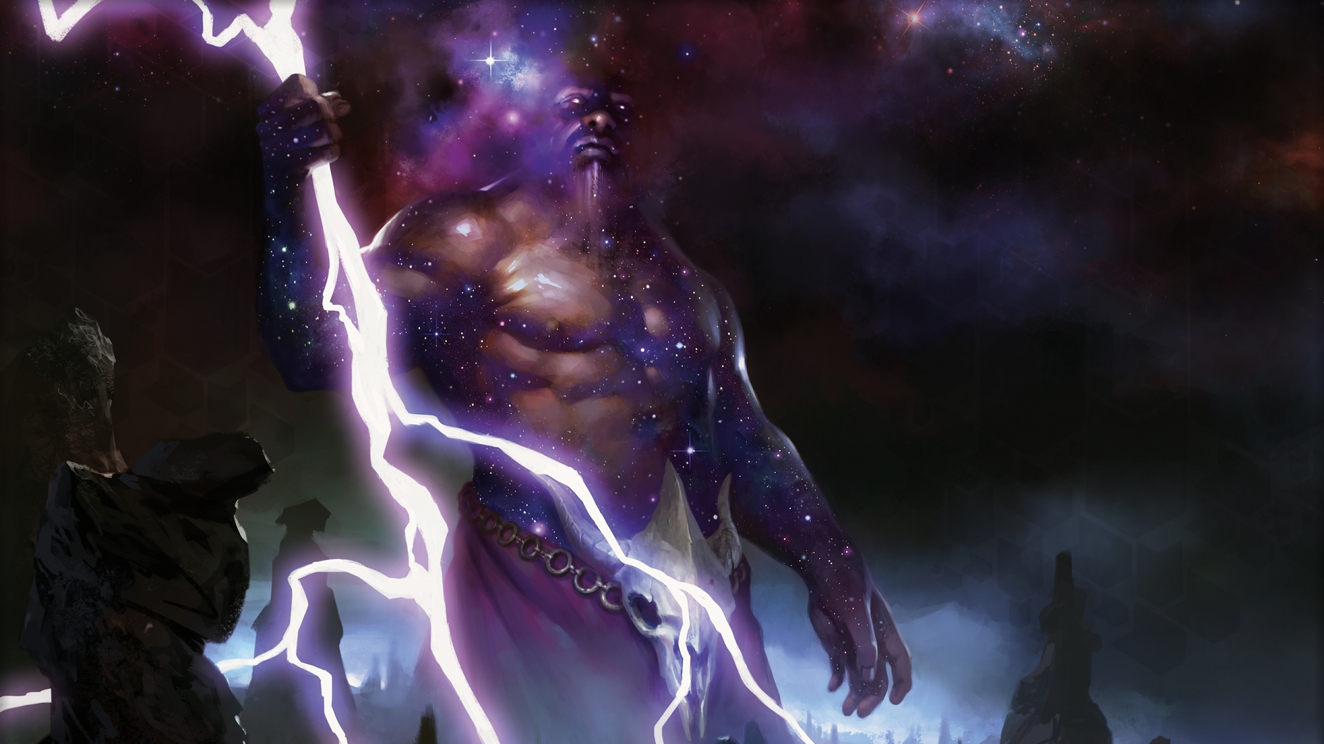 Epic Magic: The Gathering Thunder God HD Wallpaper by Mike Lim