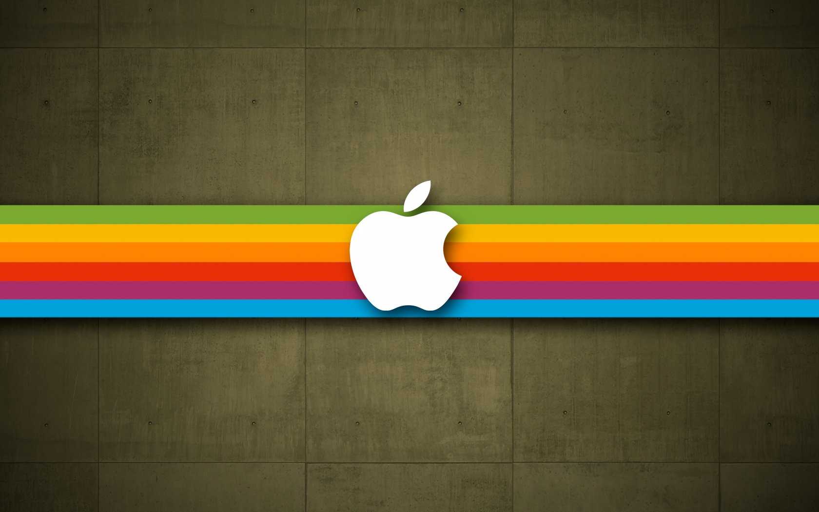 Retro Apple Logo Wallpaper Retro Exclusive Rainbow Apple Cover
