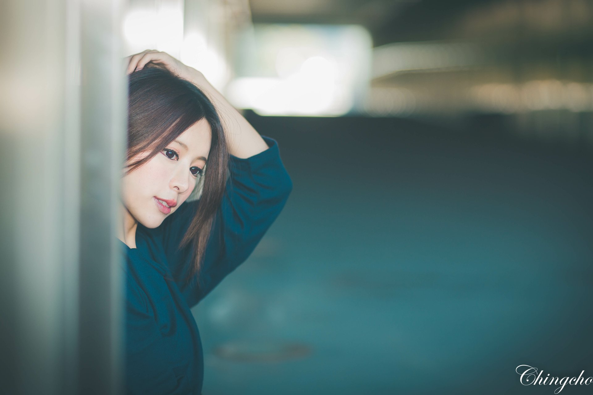 4K Ultra HD Portrait: Taiwanese Woman in Bokeh Glow by Chingcho Chang