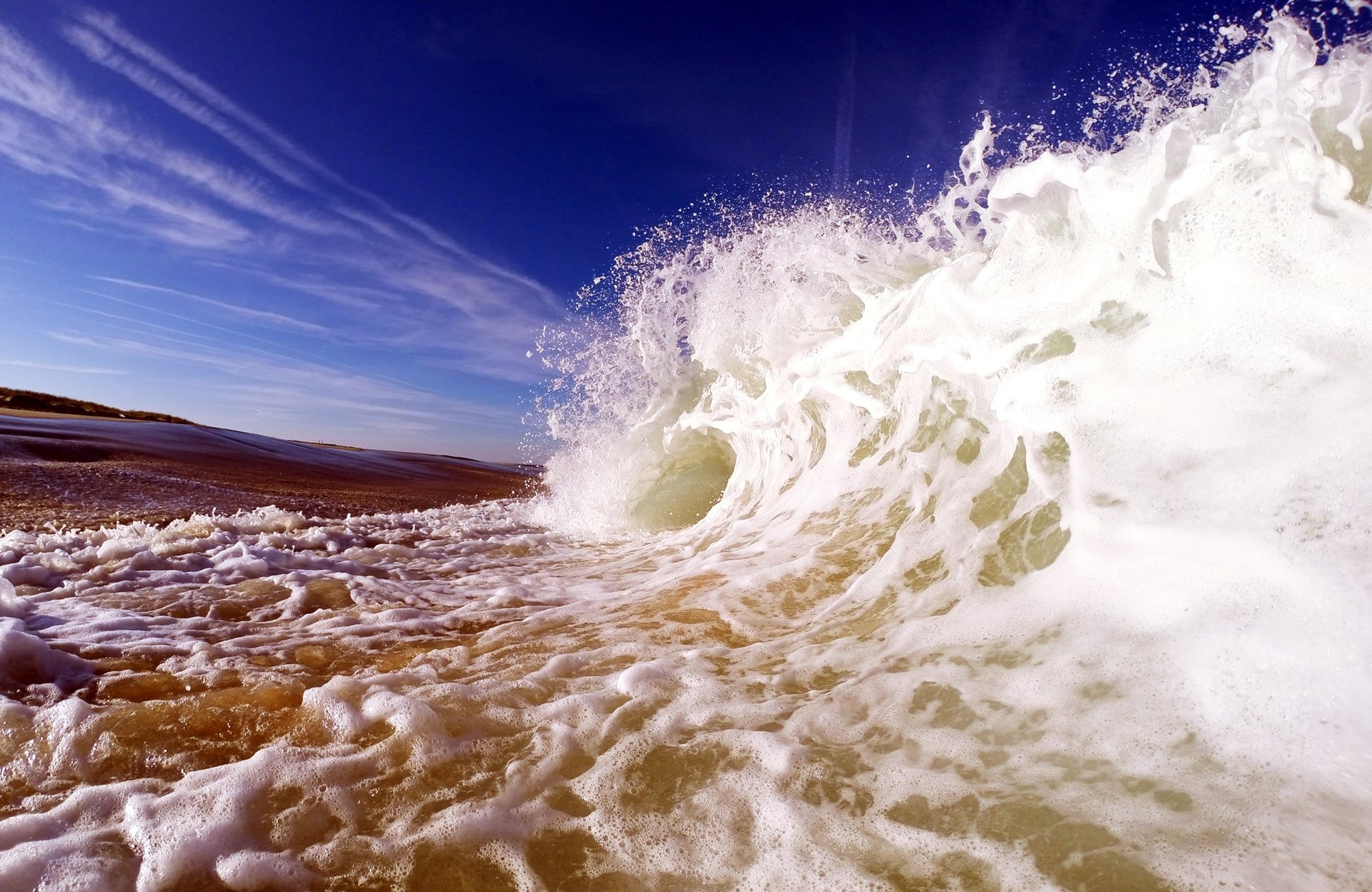 Download Nature Landscape Summer Sand Ocean Sea Beach Wave Ocean Waves ...