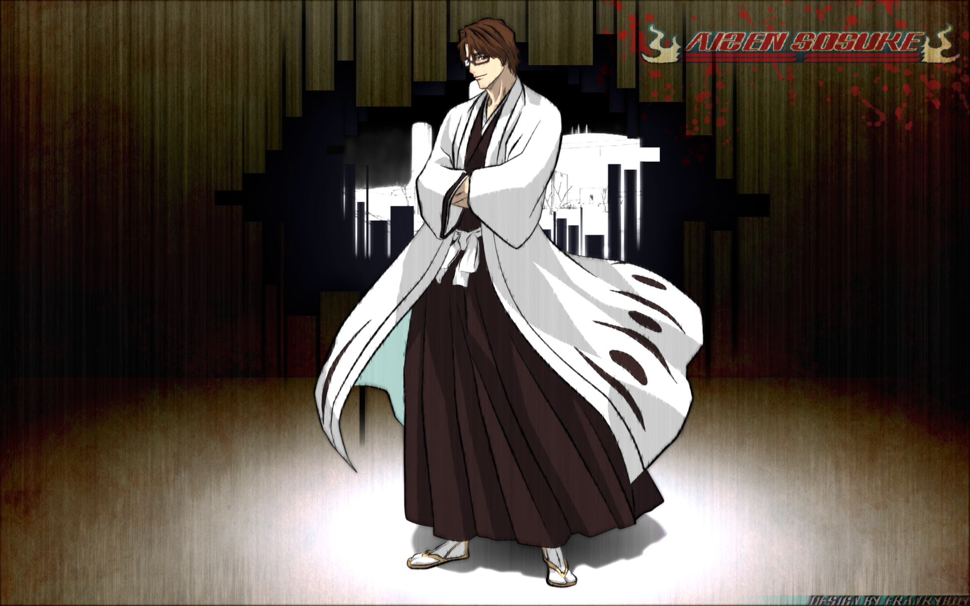 Sōsuke Aizen HD Wallpaper – Bleach Anime Iconic Portrait