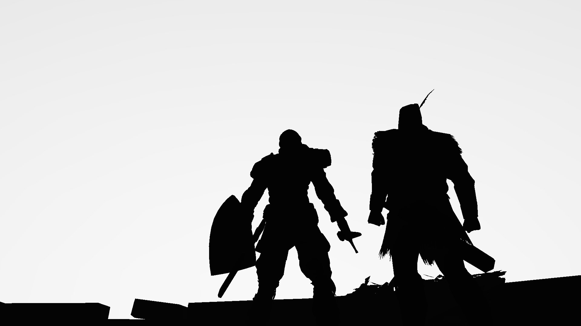 Dark Souls Warriors: Epic HD Video Game Wallpaper