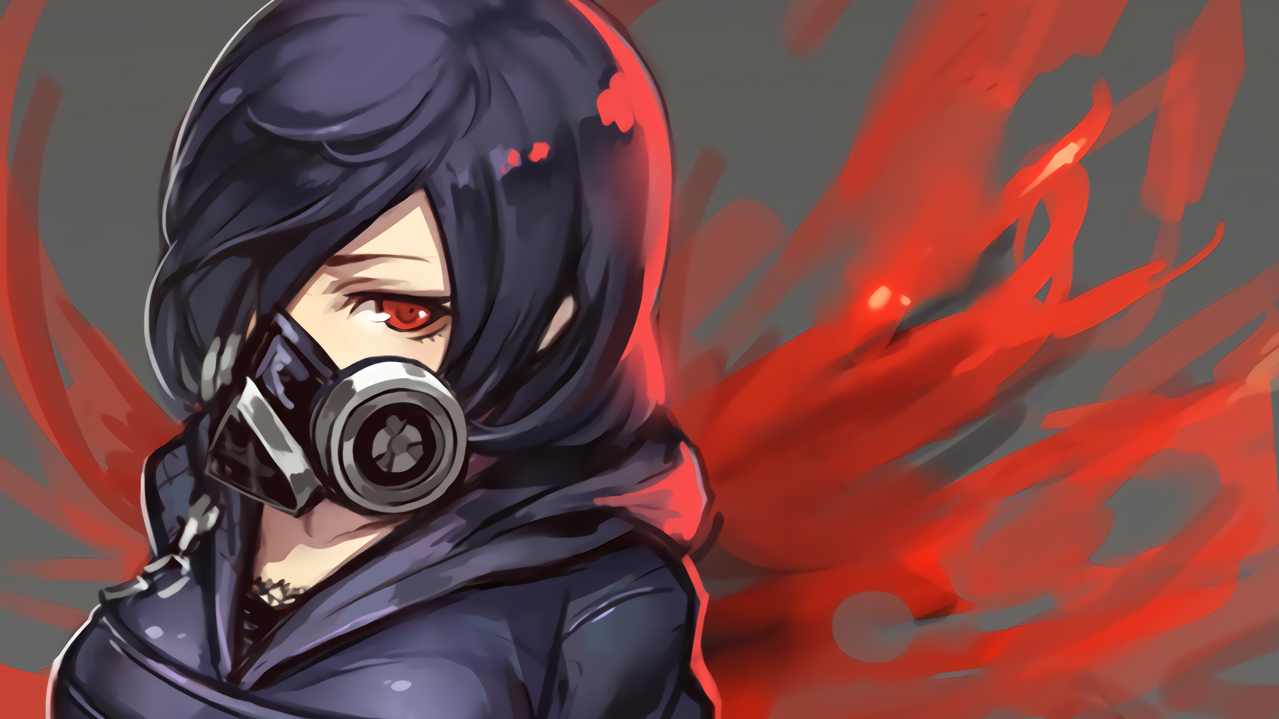 Touka Kirishima HD Wallpaper from Tokyo Ghoul by Evan Yang