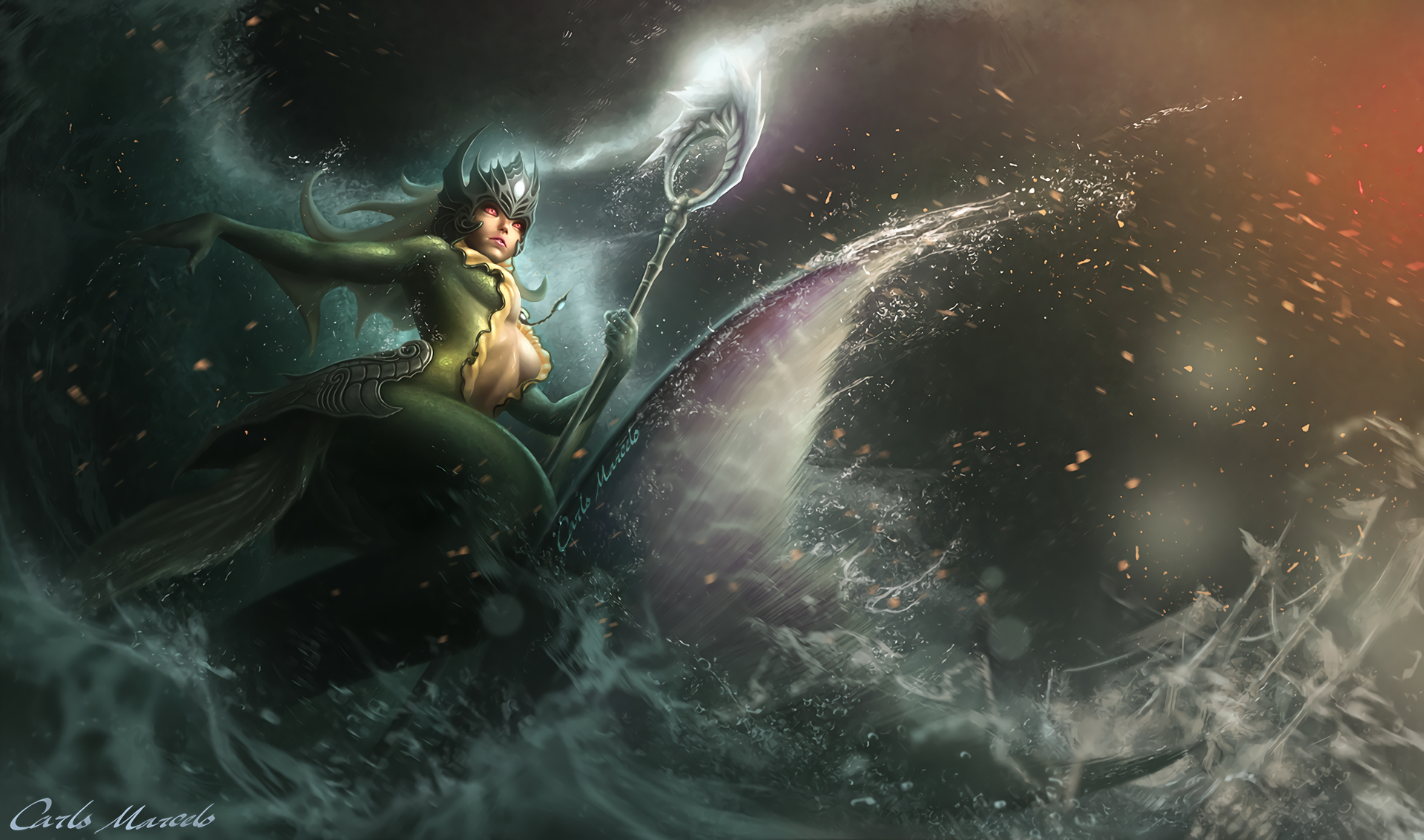 Nami’s Oceanic Wrath – Stunning HD League of Legends Water Wallpaper by ...