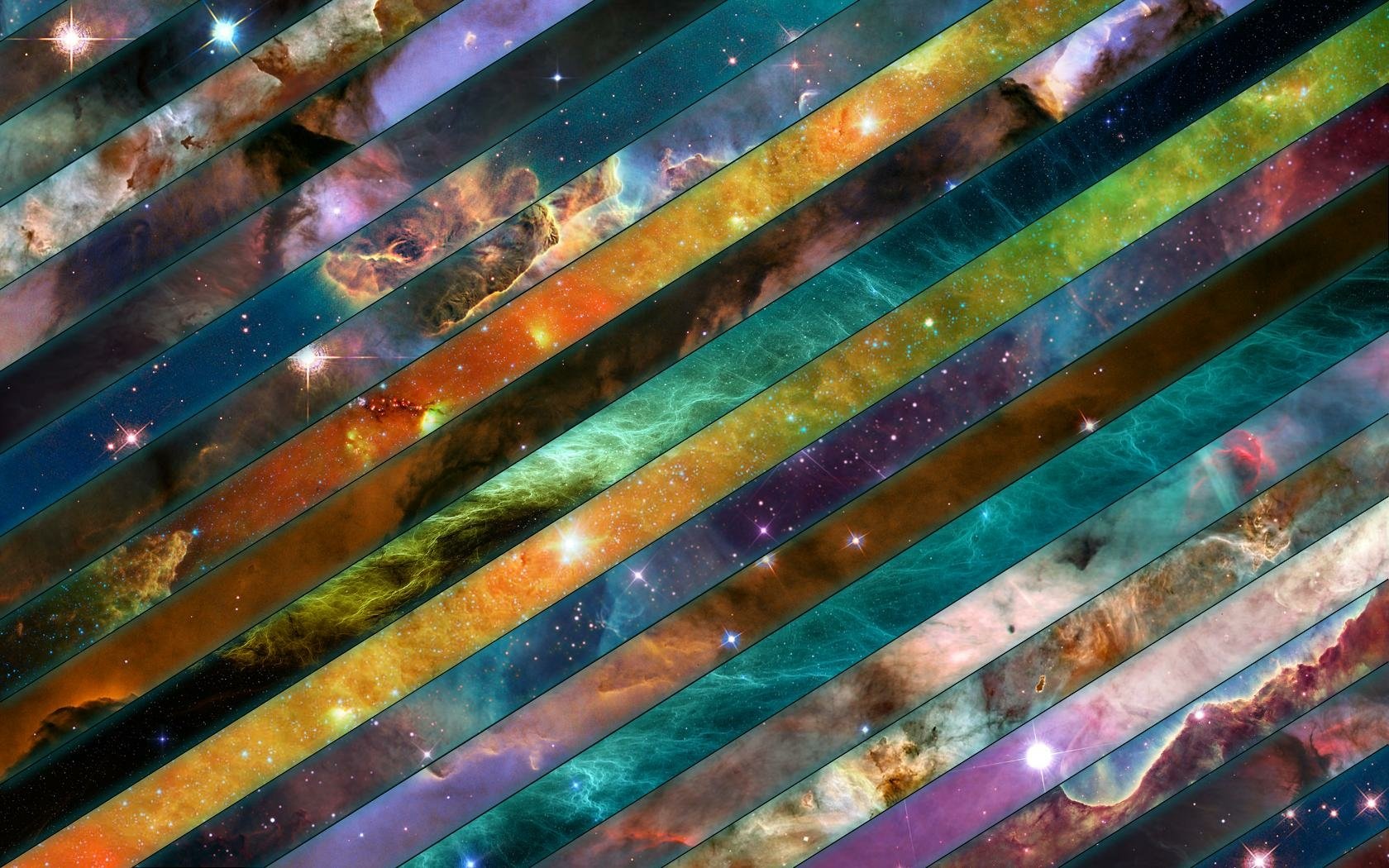 Galactic Stripes: A Sci-Fi Space HD Odyssey