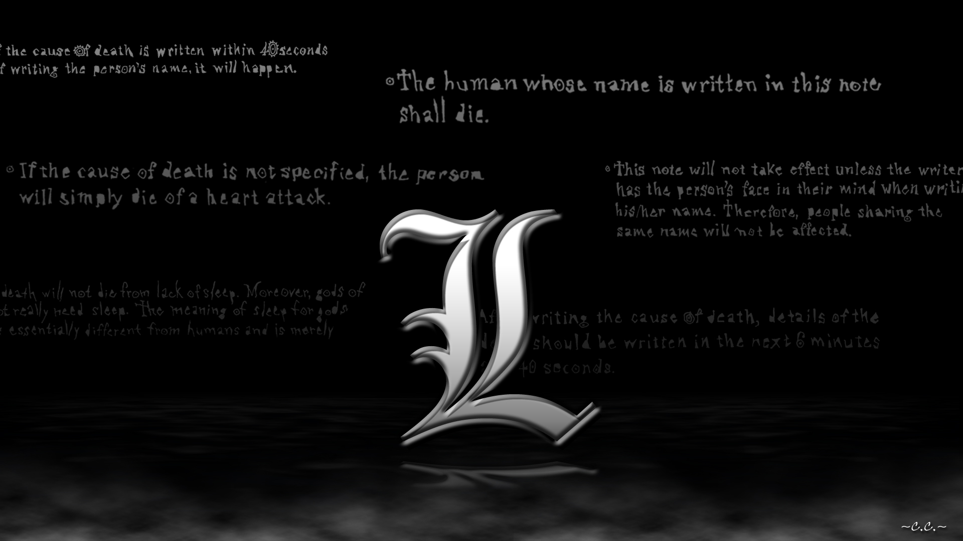 HD Wallpaper: L - The Enigma of Death Note