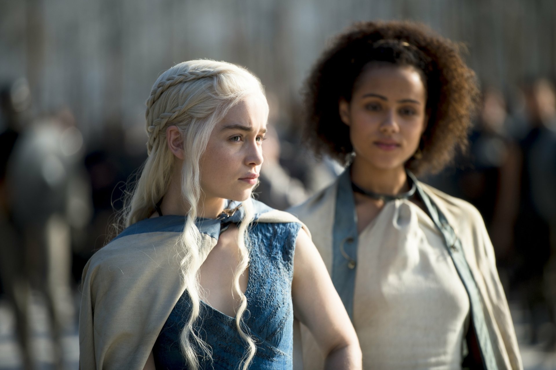 4K Ultra HD Wallpaper of Daenerys and Missandei from Game of Thrones ...