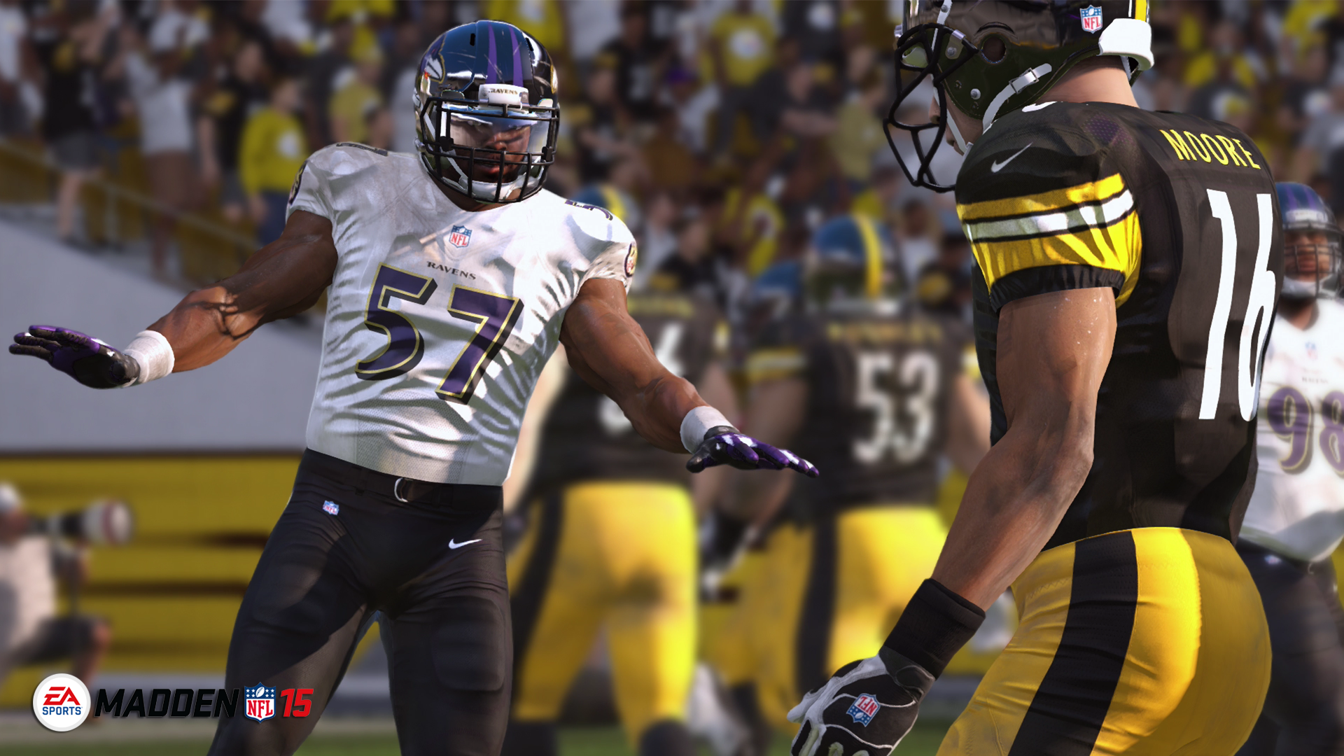 Madden NFL 16 Gameplay HD Wallpaper - Football Gaming Action