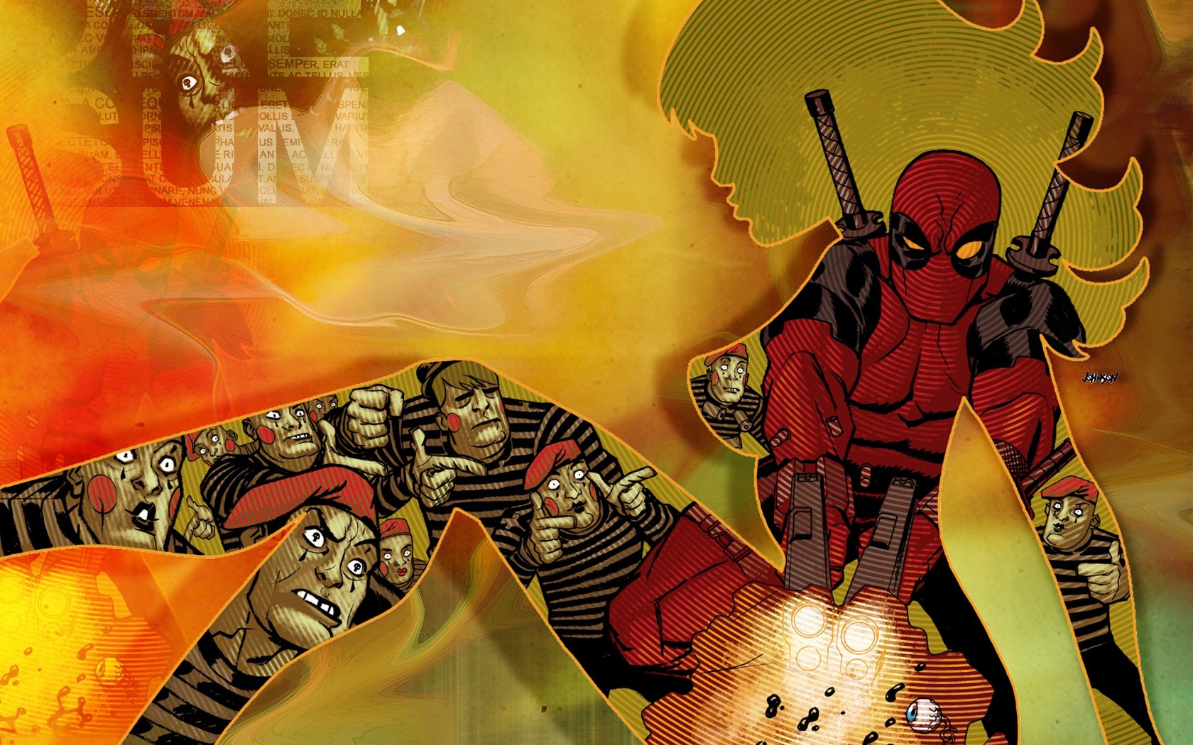 Download Comic Deadpool Wallpaper