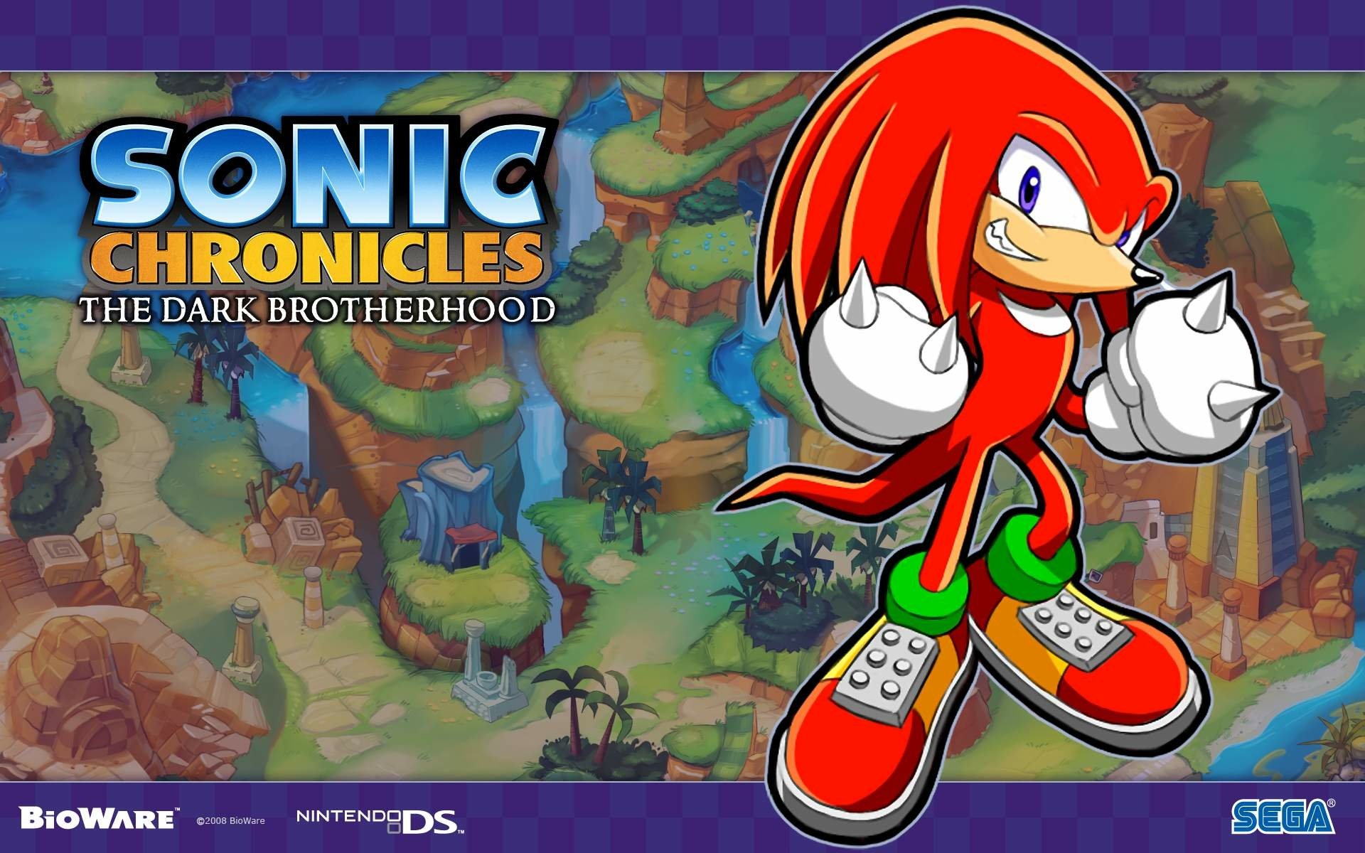 Download Knuckles The Echidna Video Game Sonic Chronicles: The Dark ...