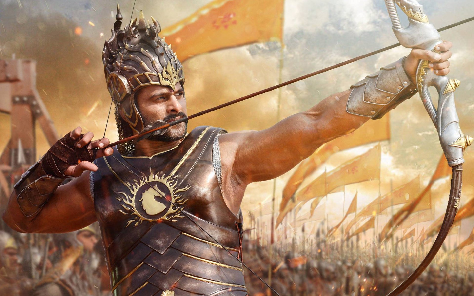 Baahubali: The Beginning – Prabhas HD Warrior Wallpaper