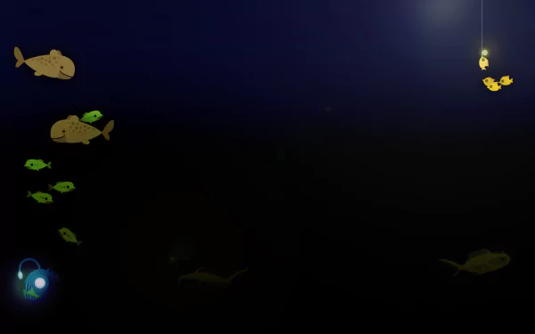 Cat Goes Fishing Wallpapers