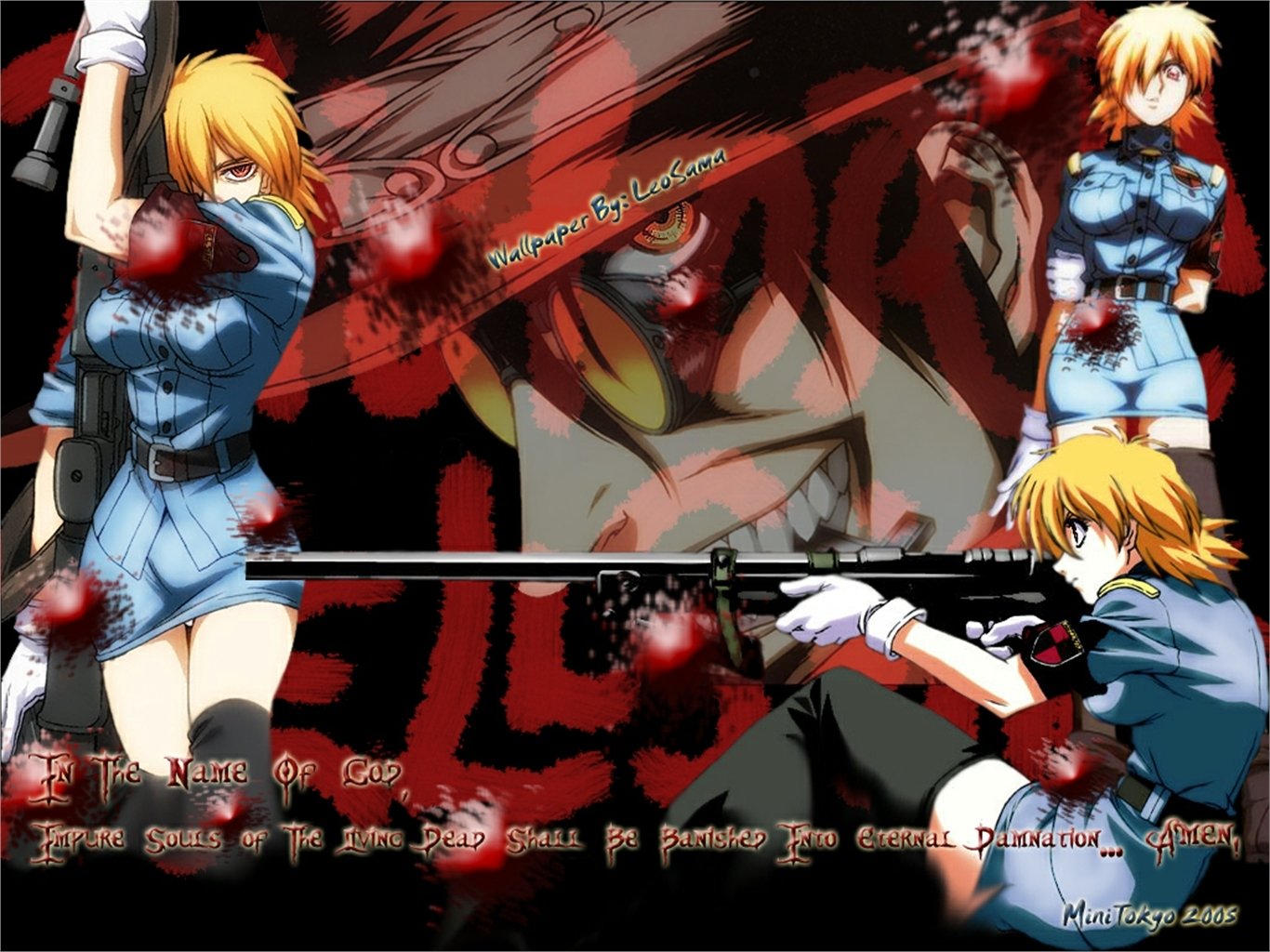 Download Anime Hellsing Wallpaper | 1366x1024 | Wallpaper Abyss