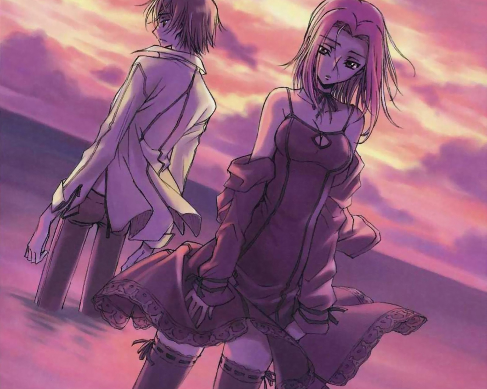 Download Suzaku Kururugi Kallen Kōzuki Anime Code Geass Wallpaper