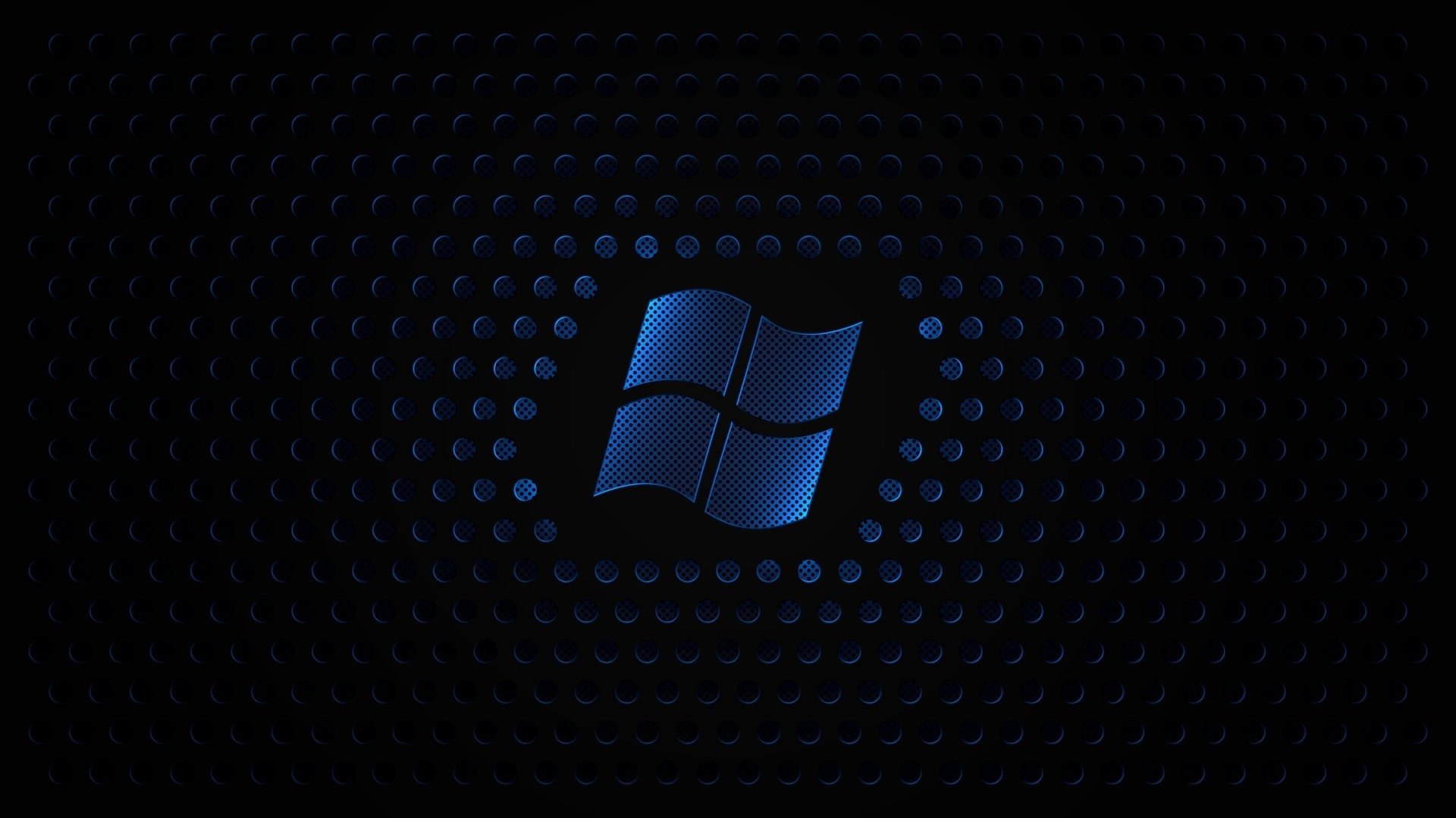 HD Tech Glow: Sleek Windows Digital Wallpaper