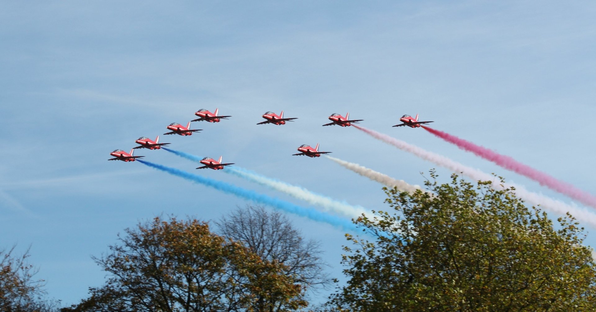 Download Military Air Show HD Wallpaper | 3273x1713 | Wallpaper Abyss