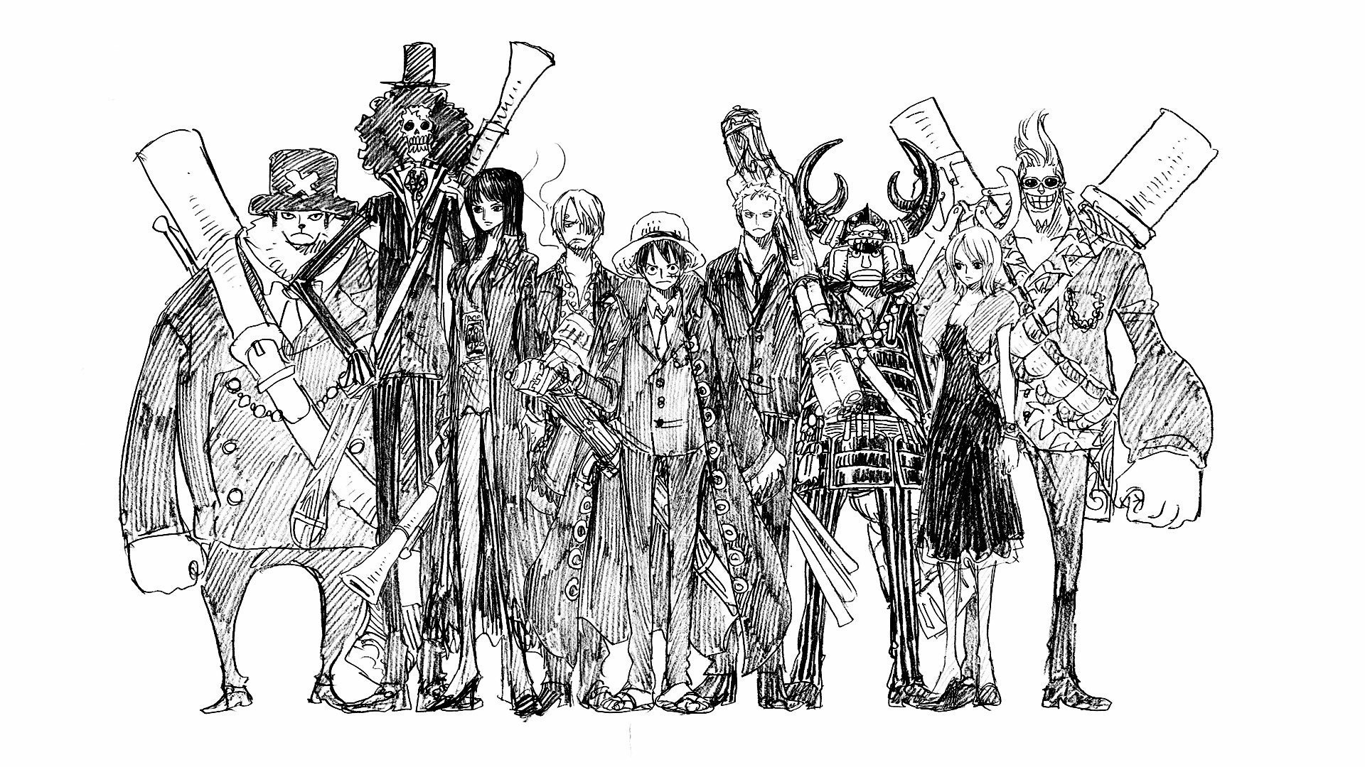 One Piece Legends United: HD Crew Art Featuring Luffy, Zoro, Usopp & More