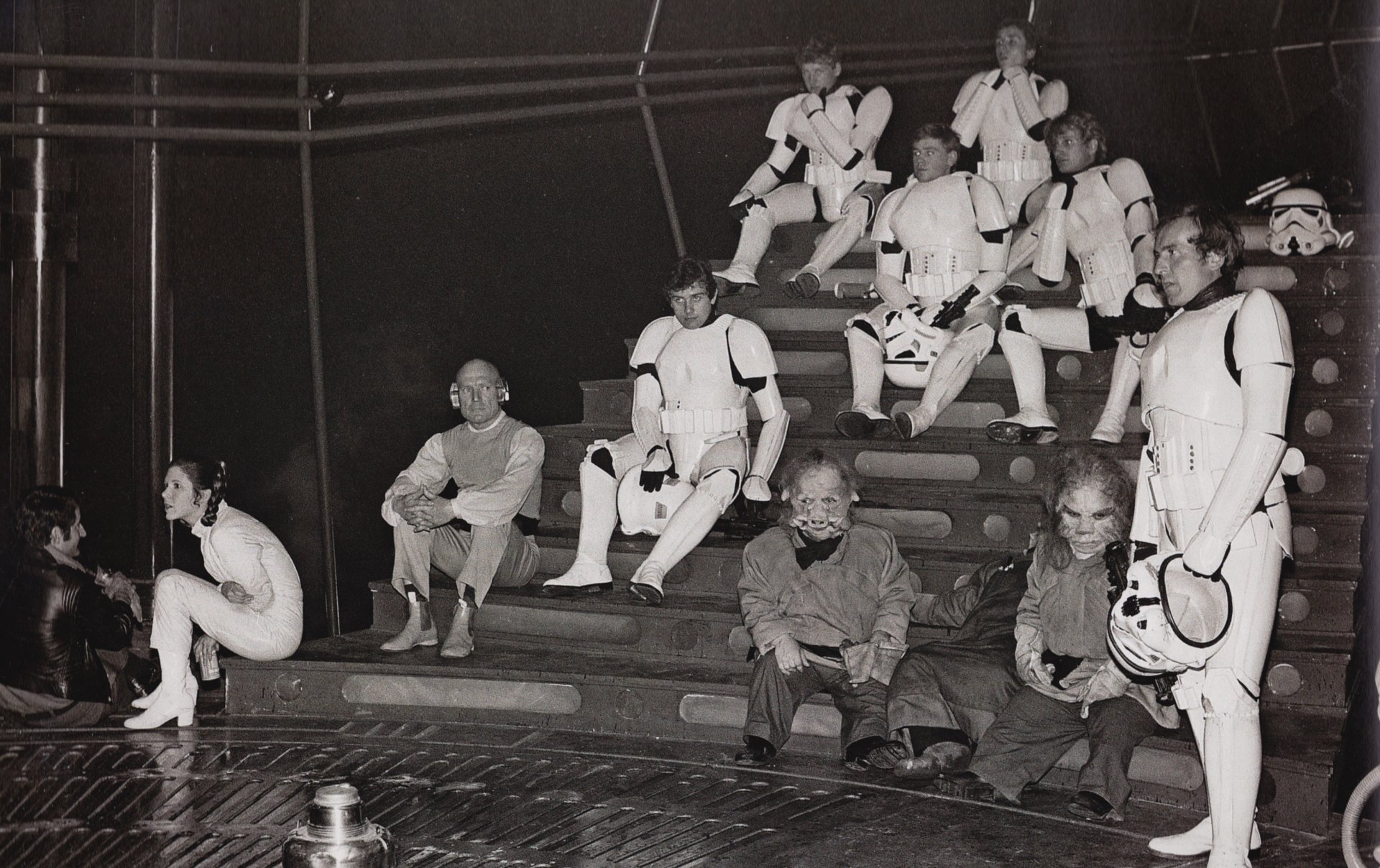 Star Wars HD Wallpaper: Behind the Scenes with Stormtroopers