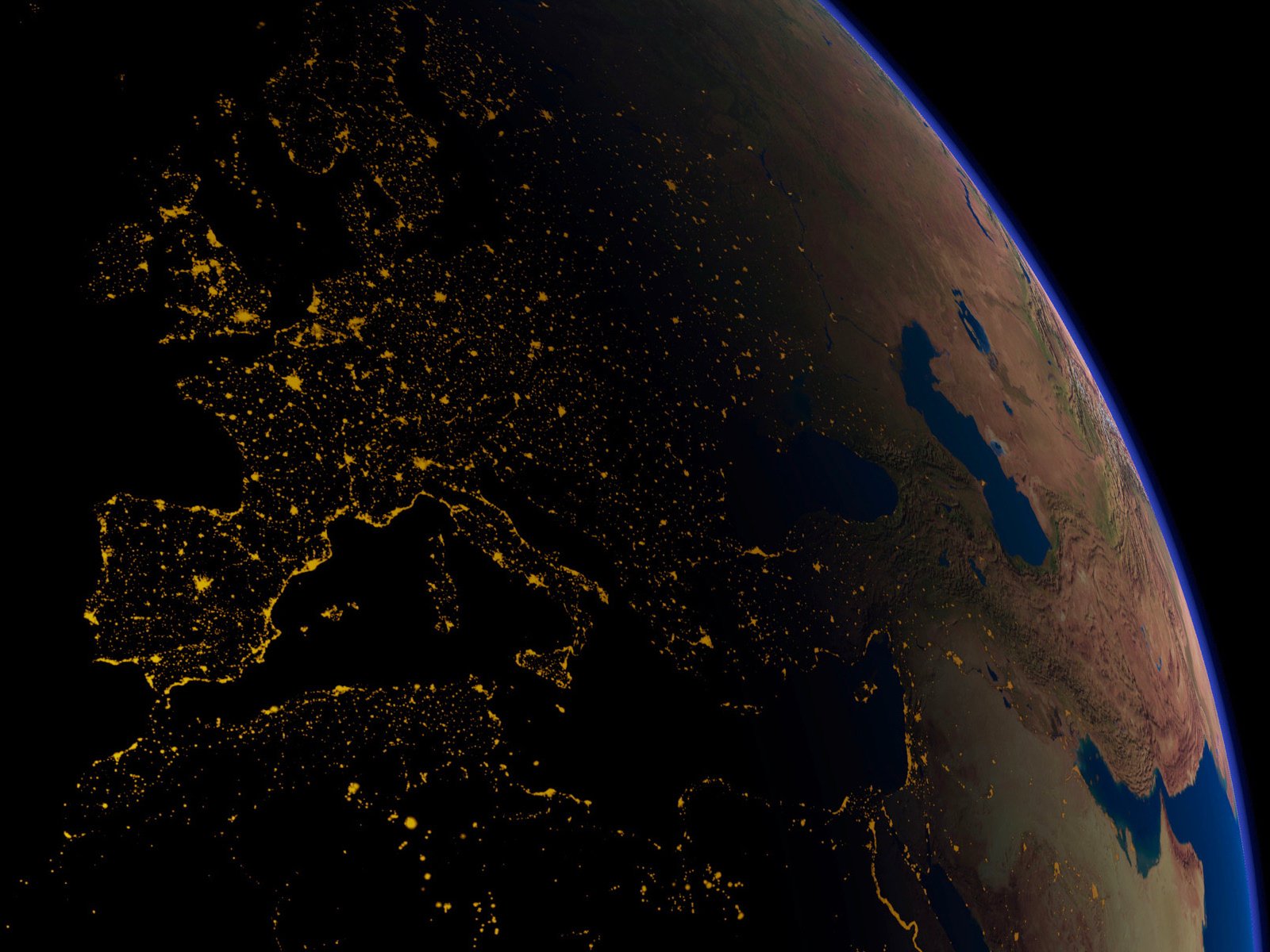 Download Nature Earth From Space Wallpaper | 1600x1200 | Wallpaper Abyss
