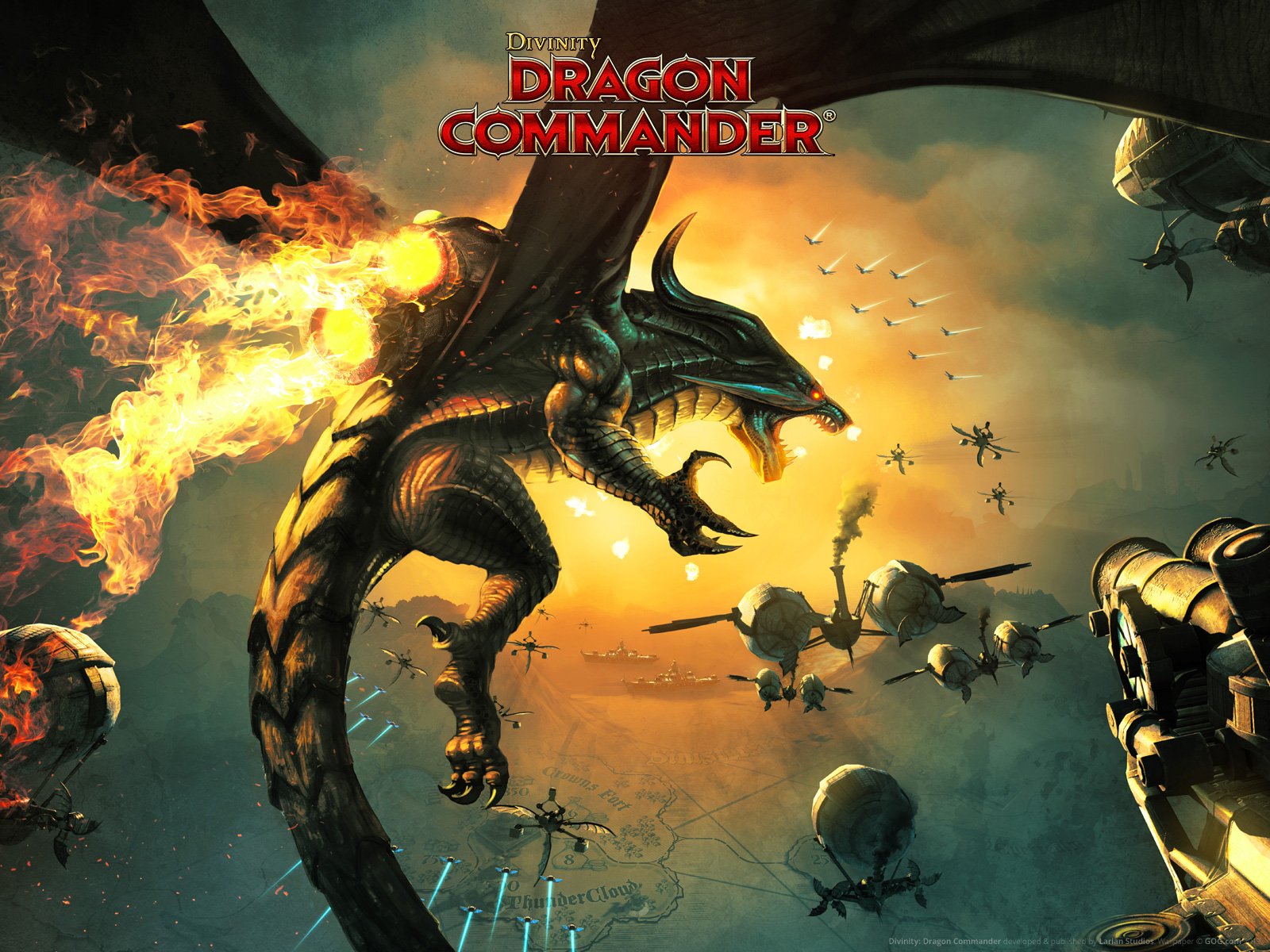 Download Fire Flame Dragon Divinity Dragon Commander Video Game Fire ...