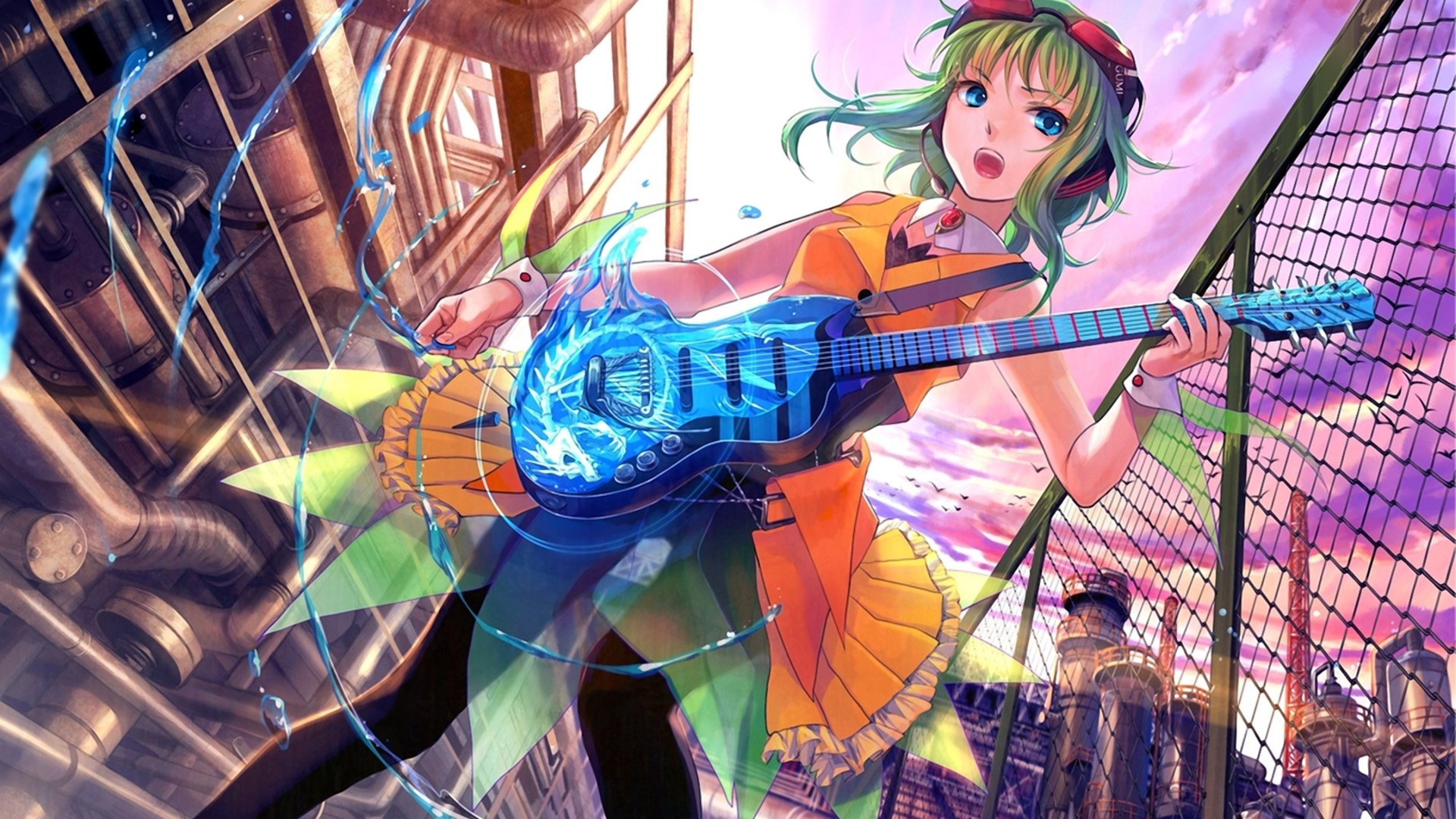 Download GUMI (Vocaloid) Anime Vocaloid HD Wallpaper