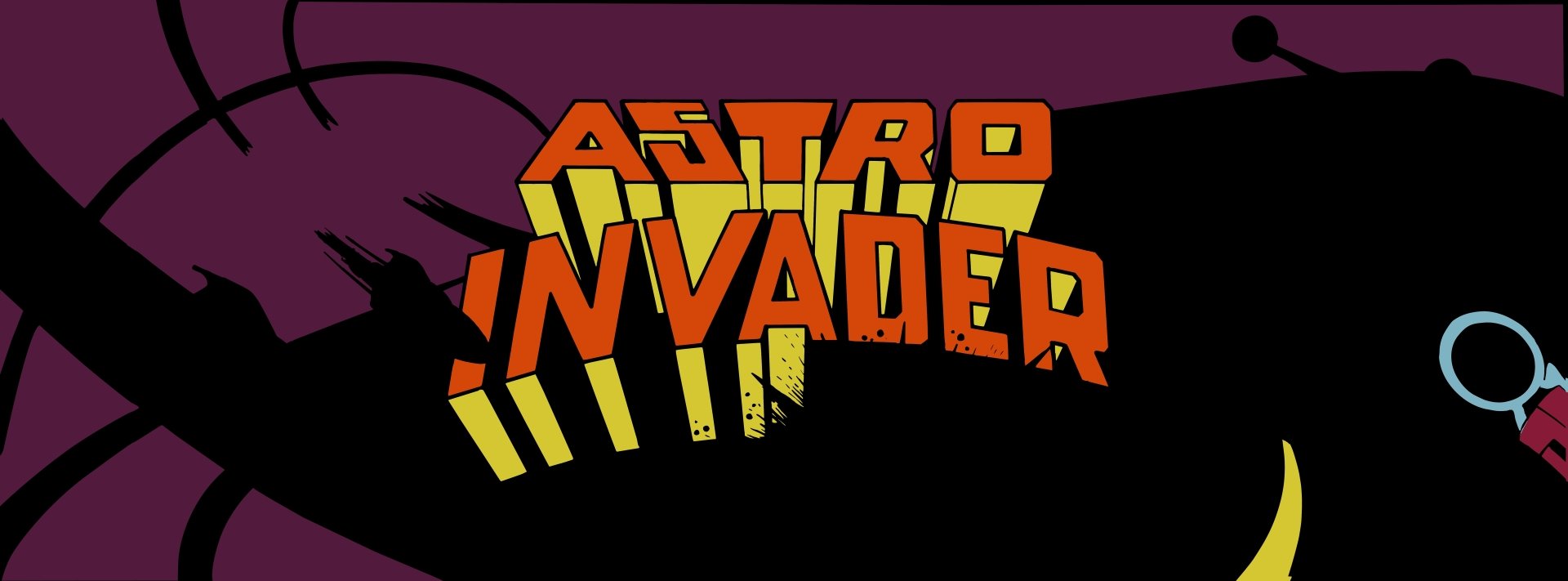 Astro Invader 4k Ultra HD Wallpaper