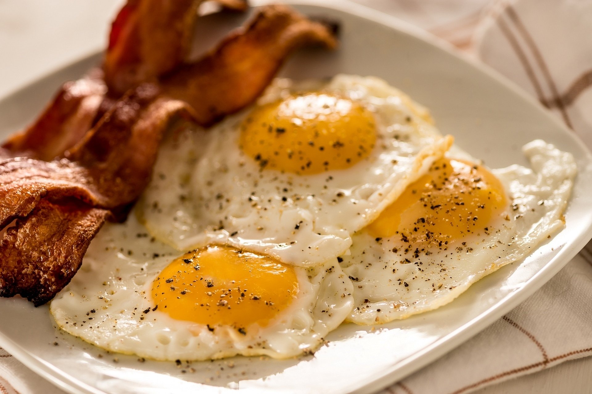 Download Bacon Egg Food Breakfast HD Wallpaper