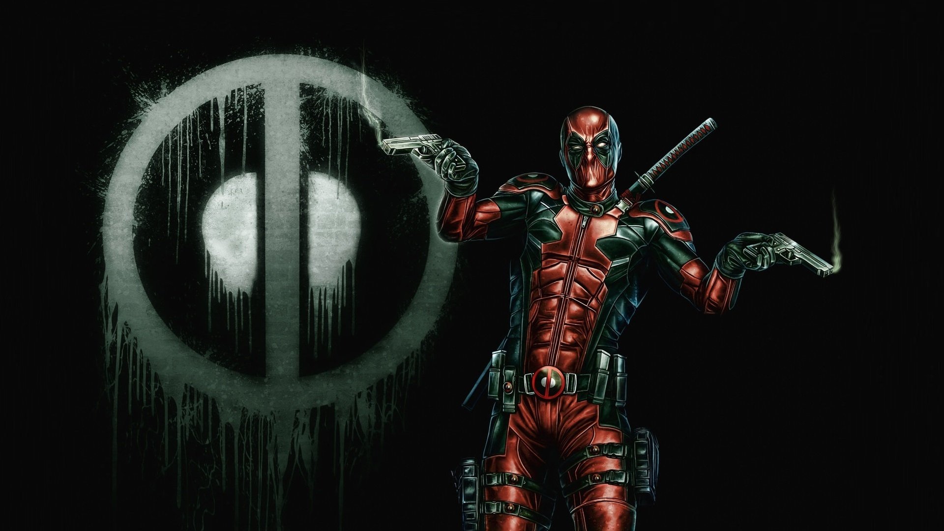 Vibrant Deadpool HD Wallpaper - Comic Action Awaits!
