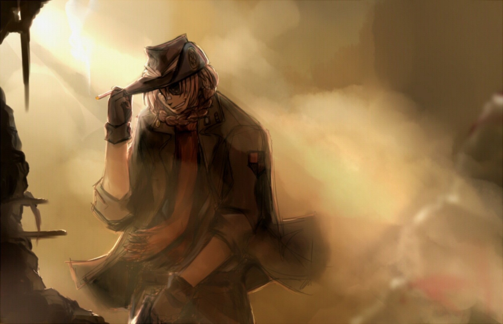 Hellsing Anime HD Wallpaper: Dark Shadows and Silent Resolve ...