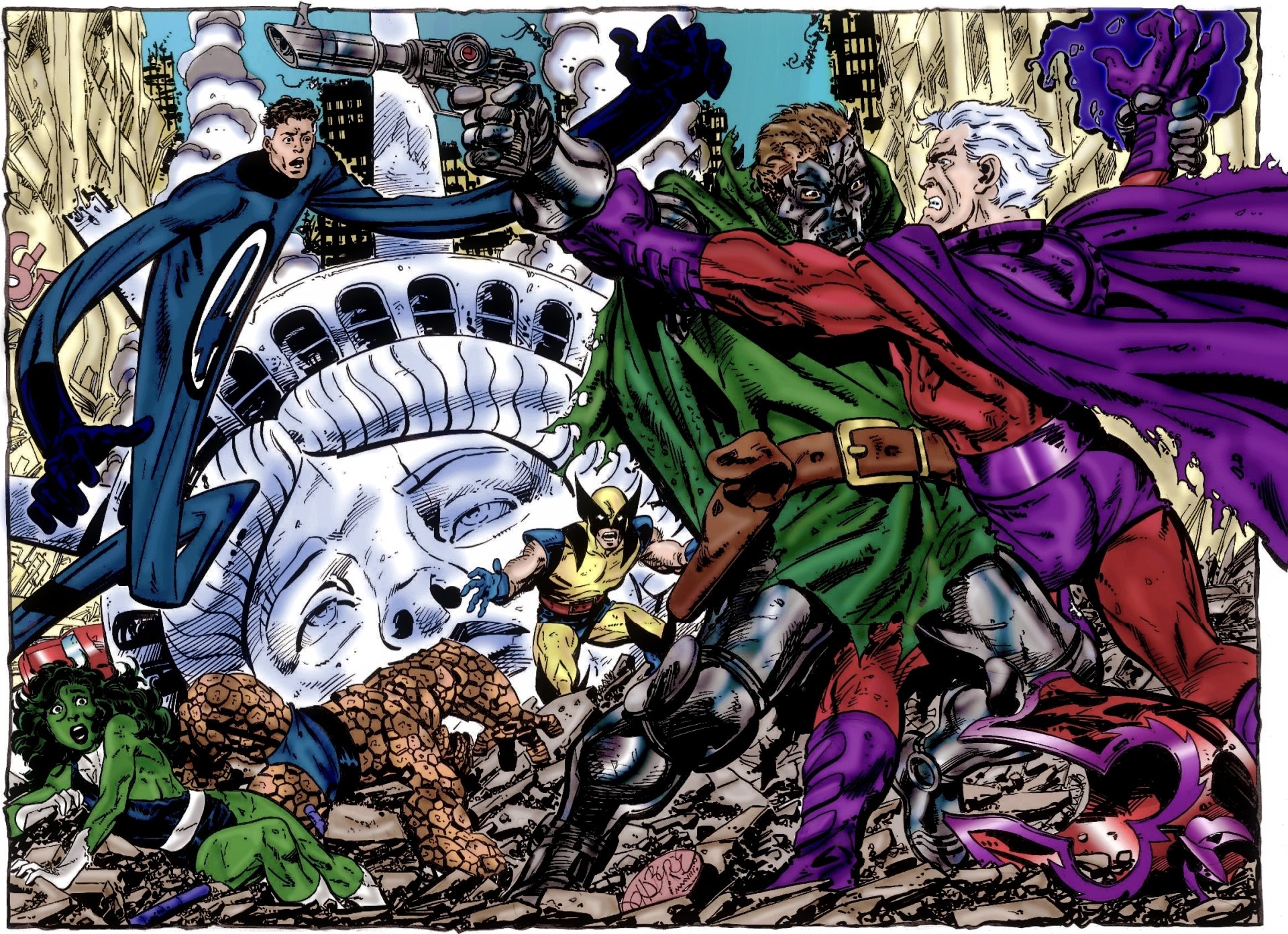 Download Comic Doctor Doom HD Wallpaper