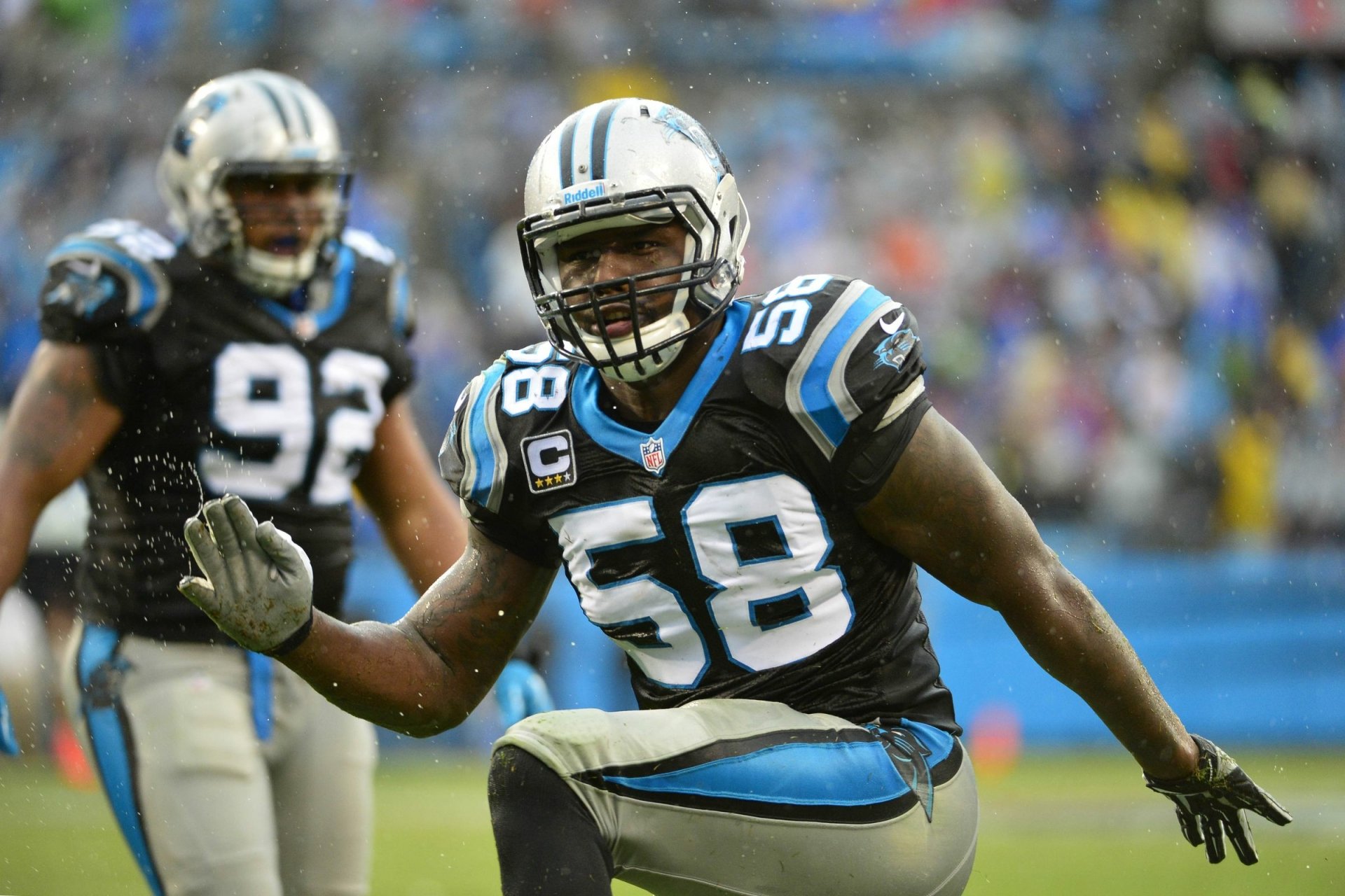 Carolina Panthers Thomas Davis 1080p Wallpaper